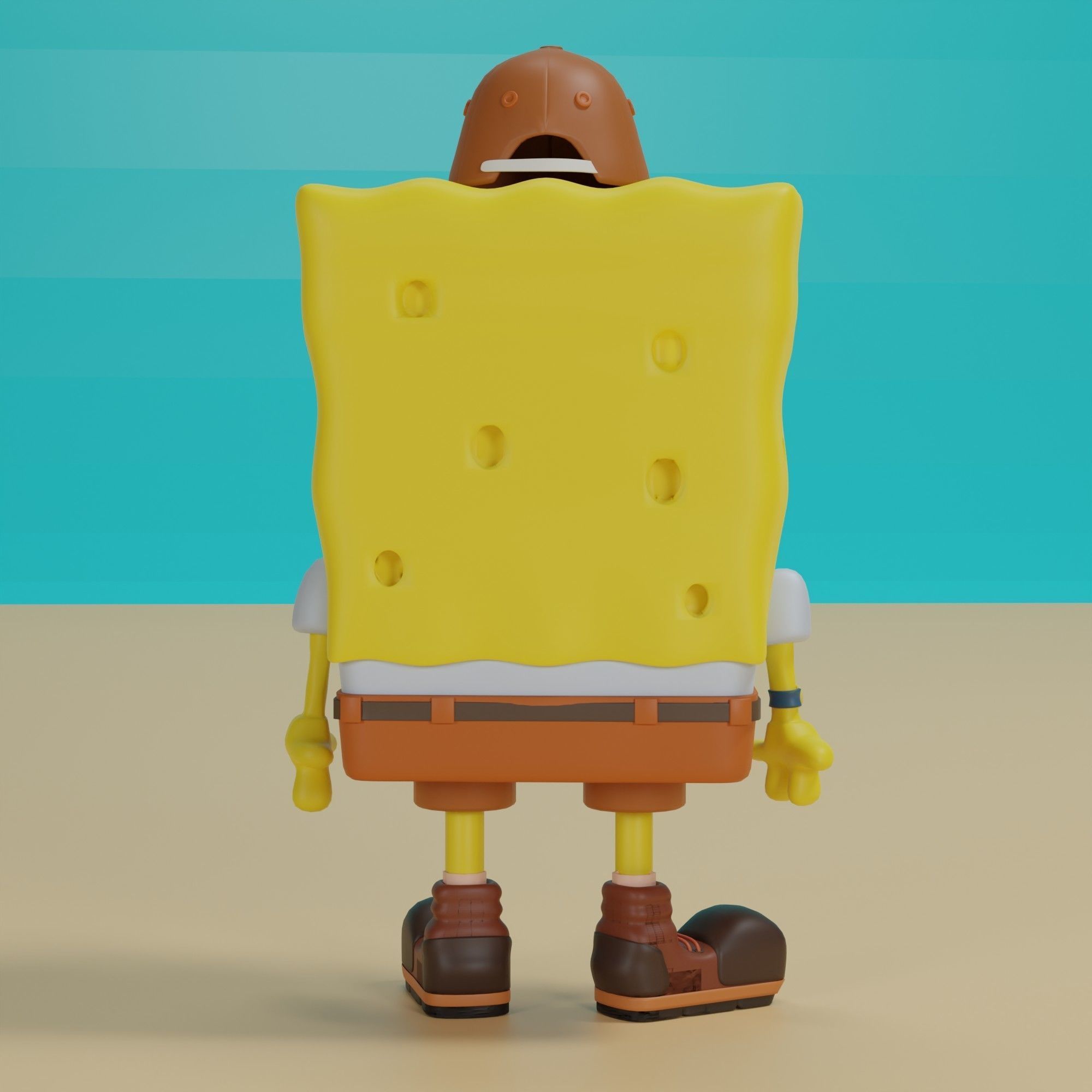 3D model My practice Sponge bob 3D model VR / AR / low-poly | CGTrader