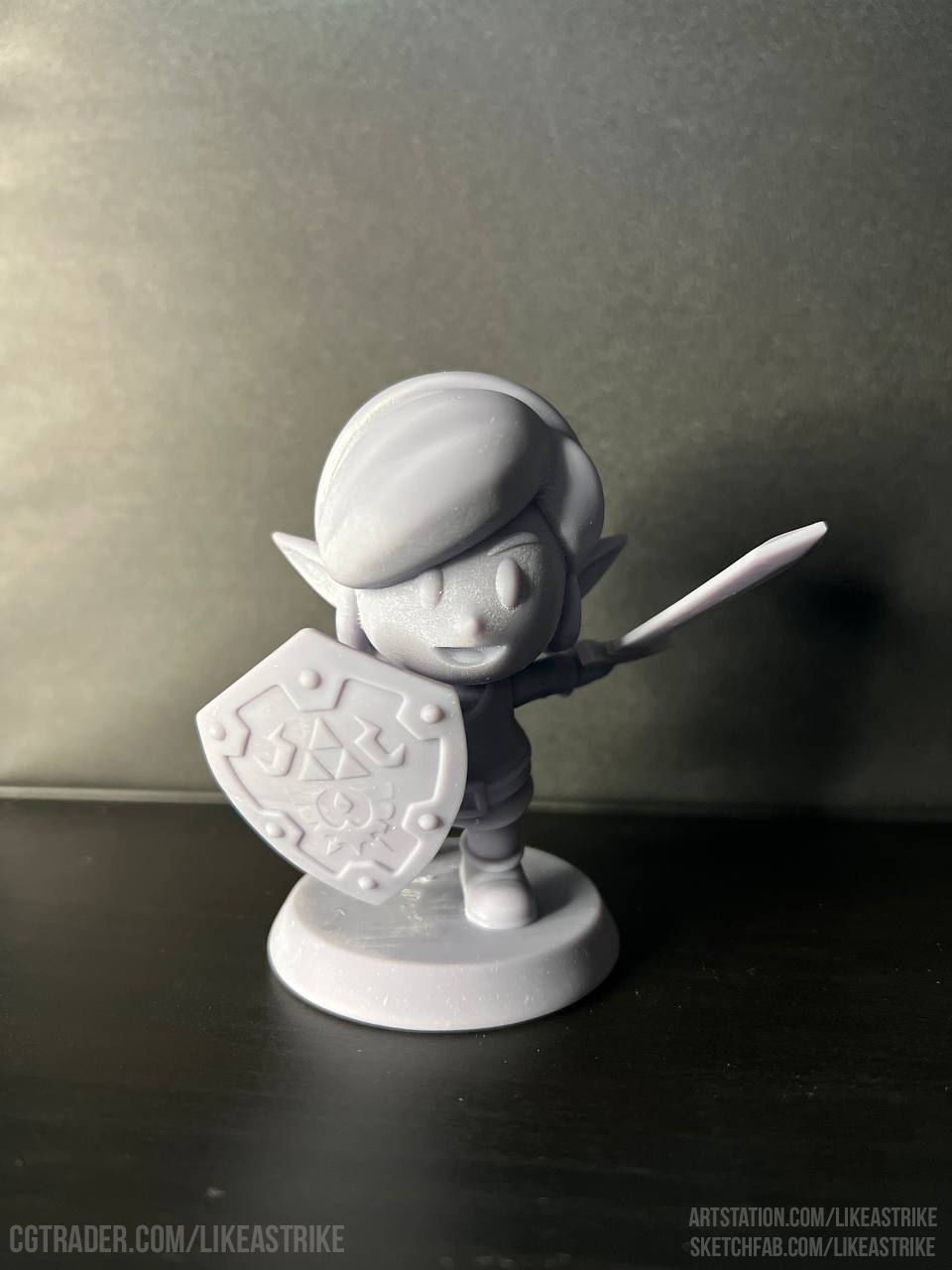 Chibi Link 3D model 3D printable | CGTrader