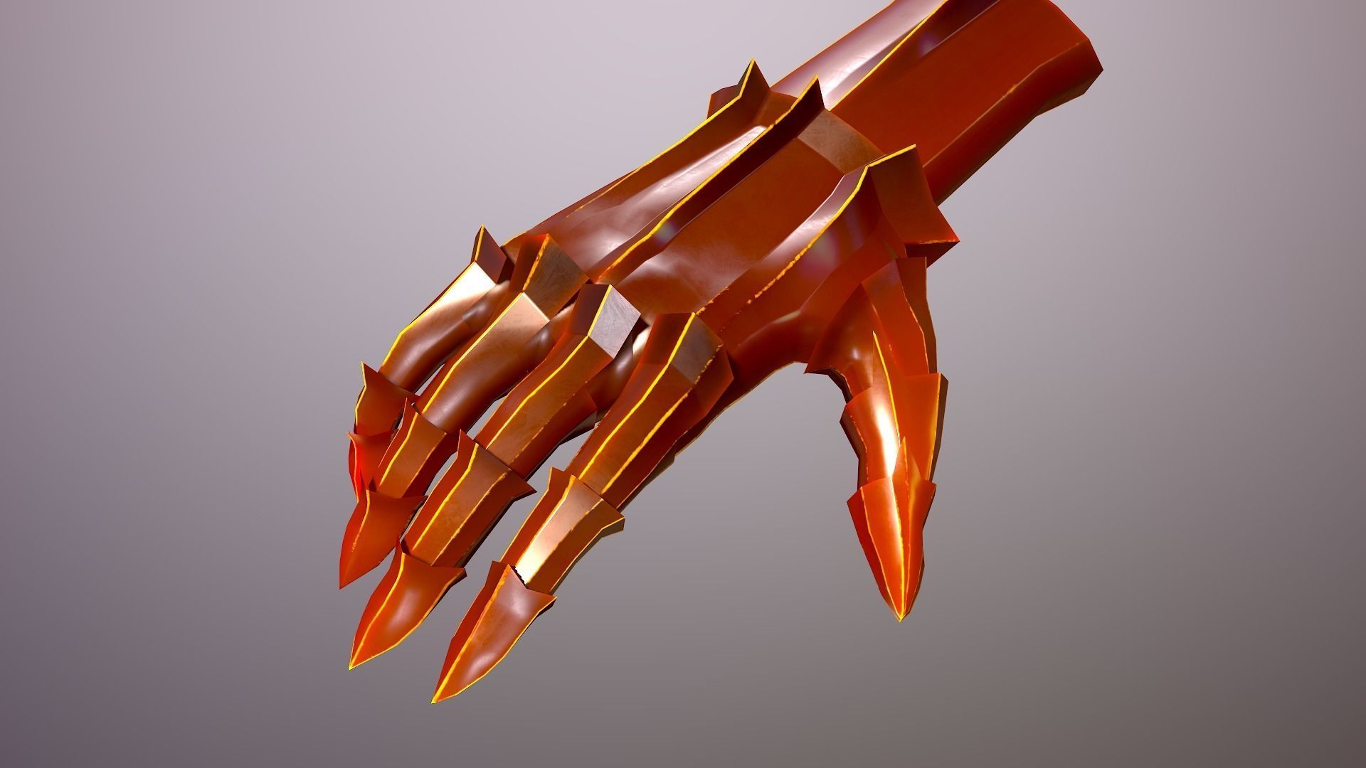3D model Stylized medieval glove pack VR / AR / low-poly | CGTrader