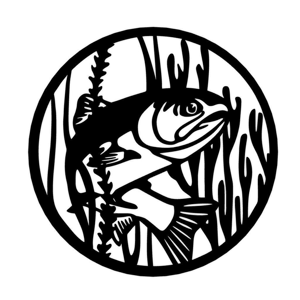 Fish Decor Wall Decoration 3D model 3D printable | CGTrader