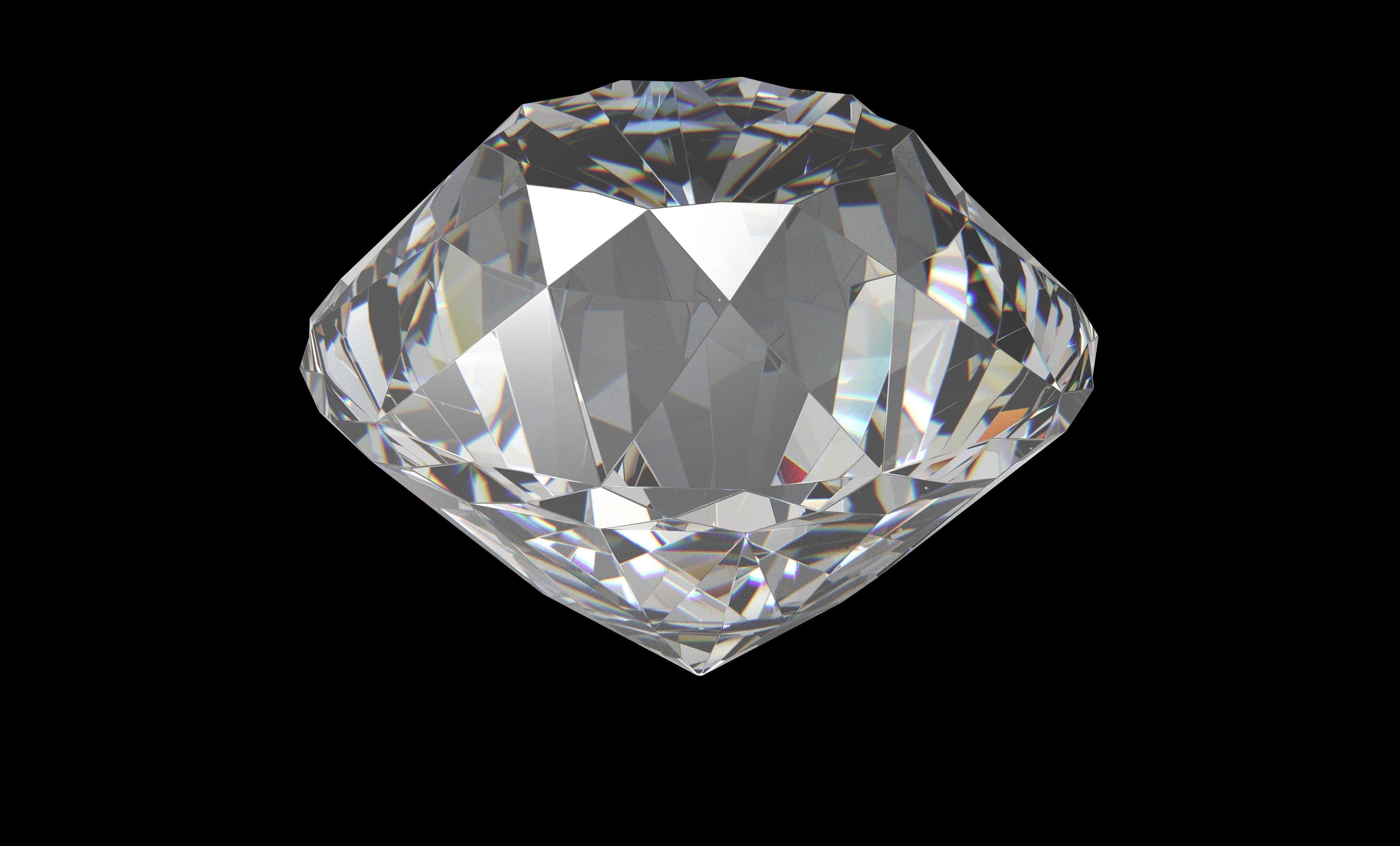 3D model diamond two diamonds VR / AR / low-poly | CGTrader