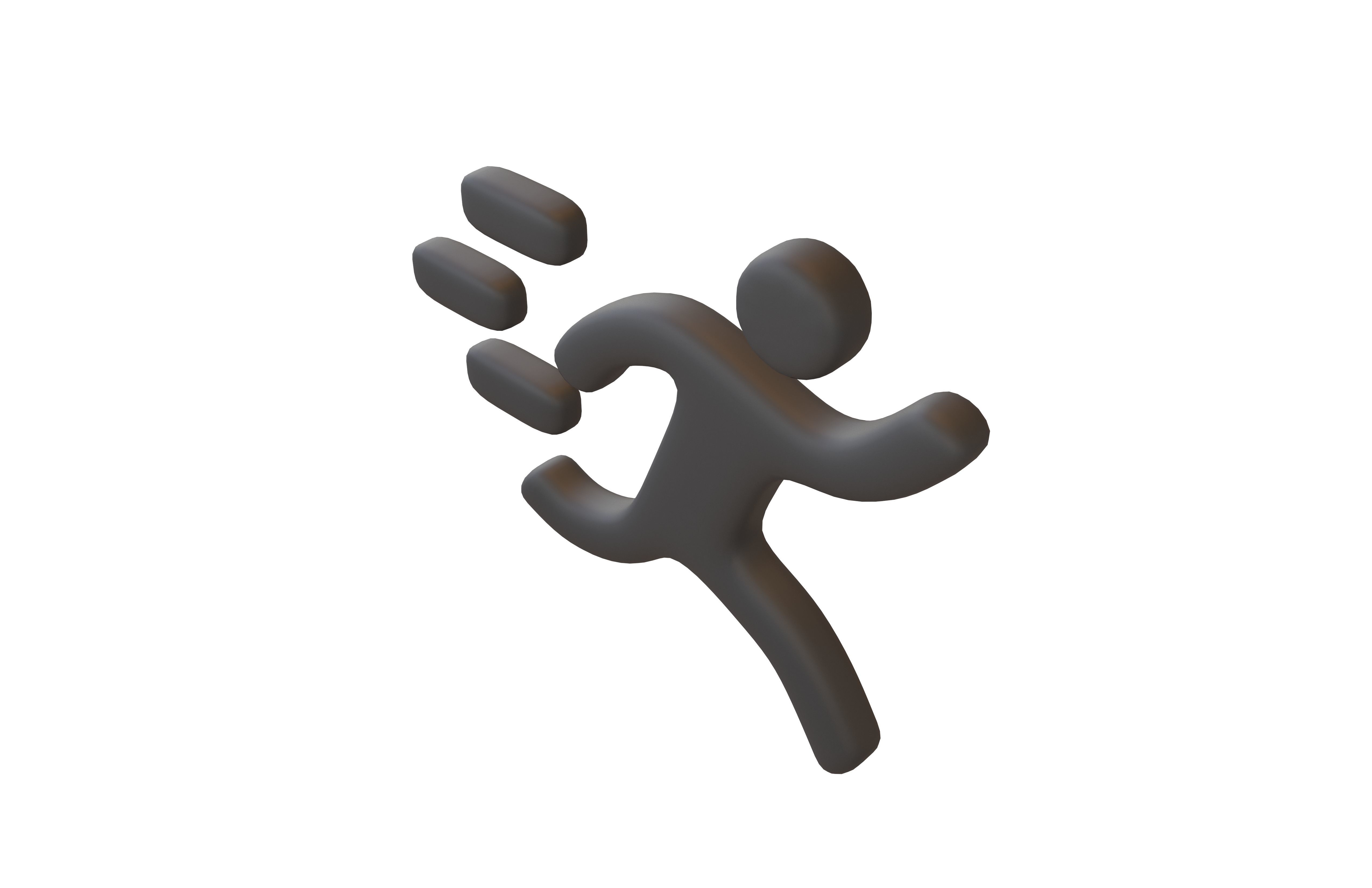 3D model Runner Symbol v1 001 VR / AR / low-poly | CGTrader
