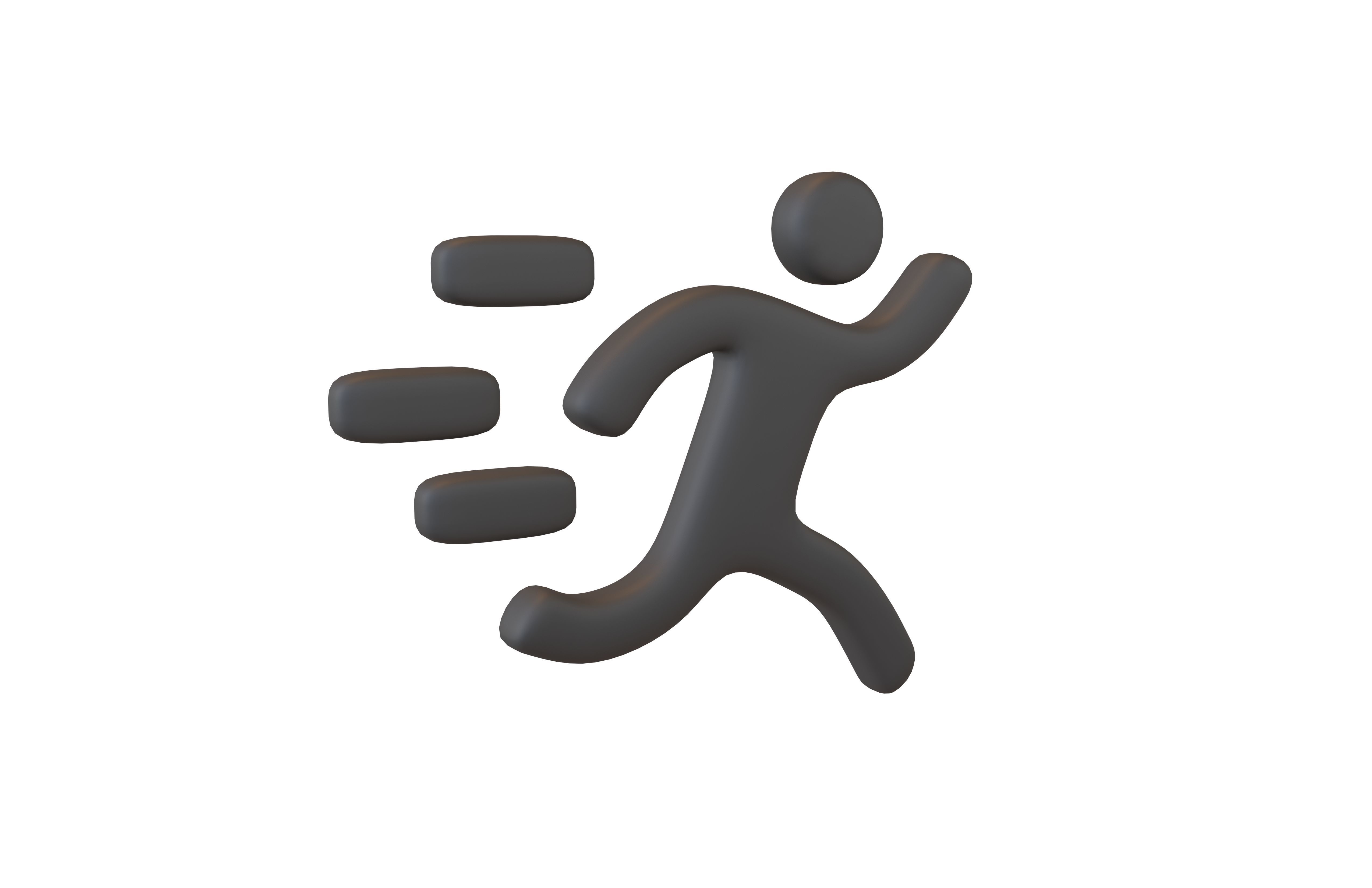 3D model Runner Symbol v1 001 VR / AR / low-poly | CGTrader
