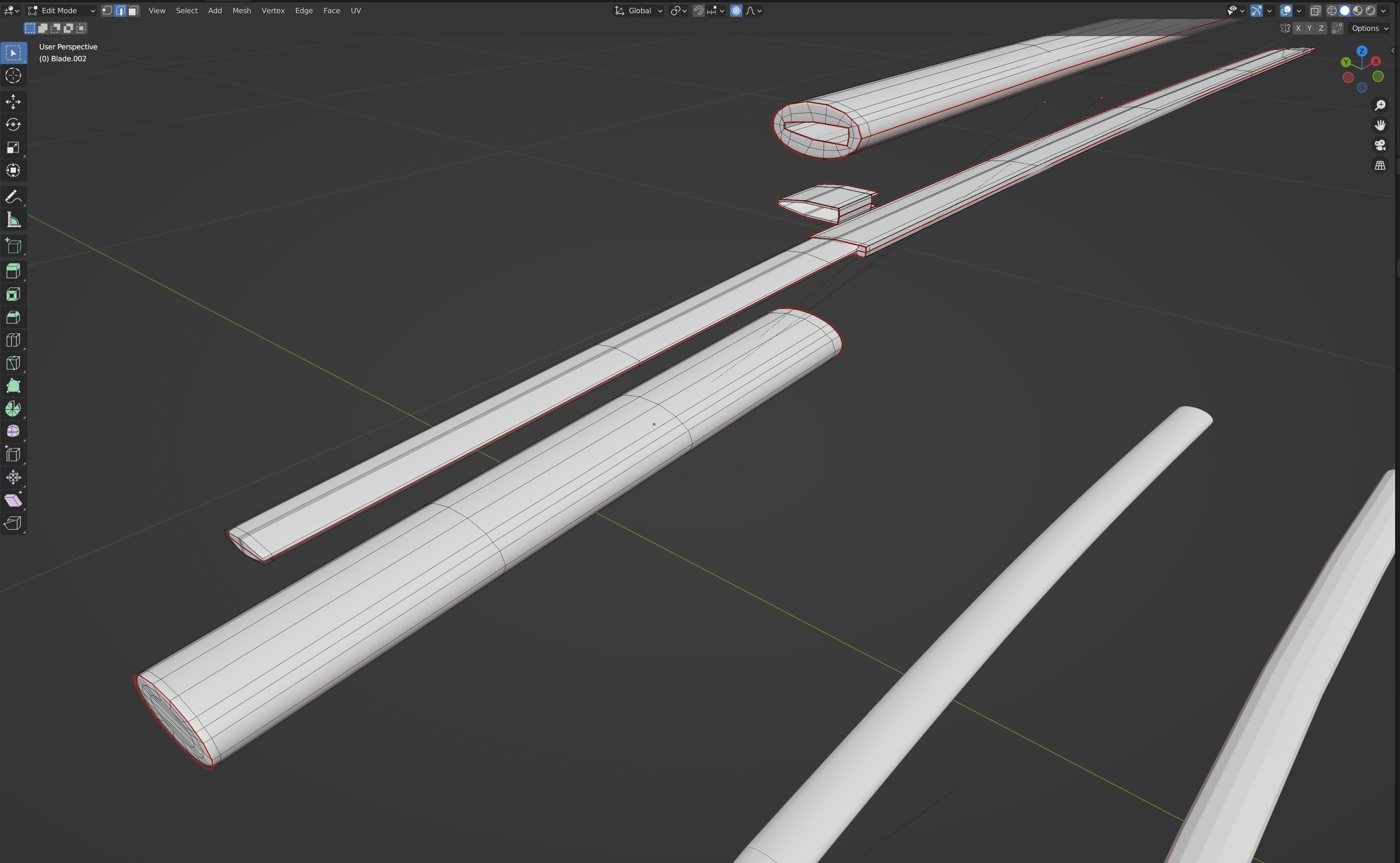 3D model Shirasaya Sword - Blender Cycles VR / AR / low-poly | CGTrader