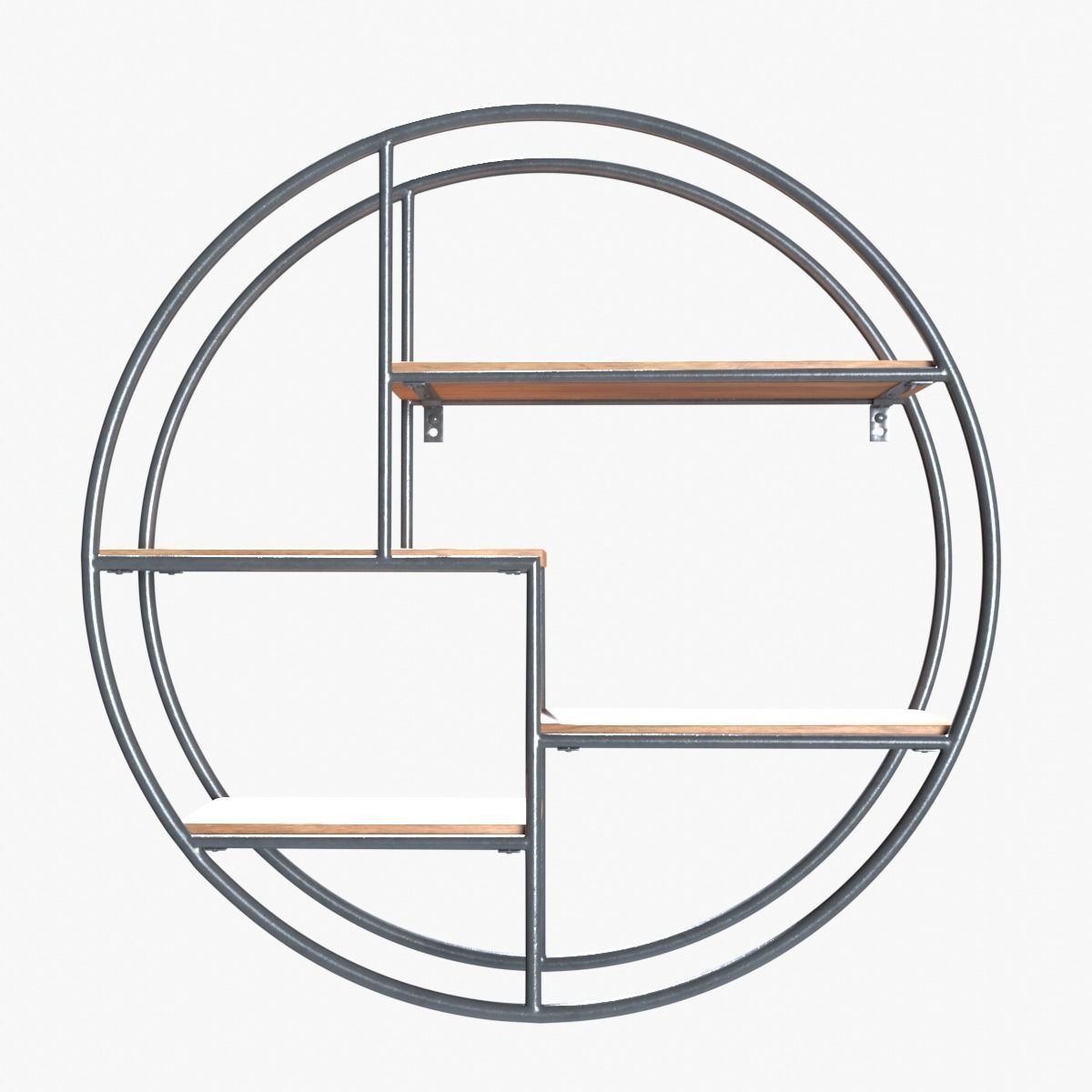 Circular Wall Shelf 3D model | CGTrader