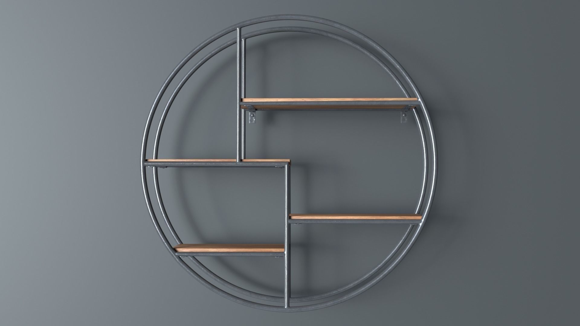 Circular Wall Shelf 3D model | CGTrader