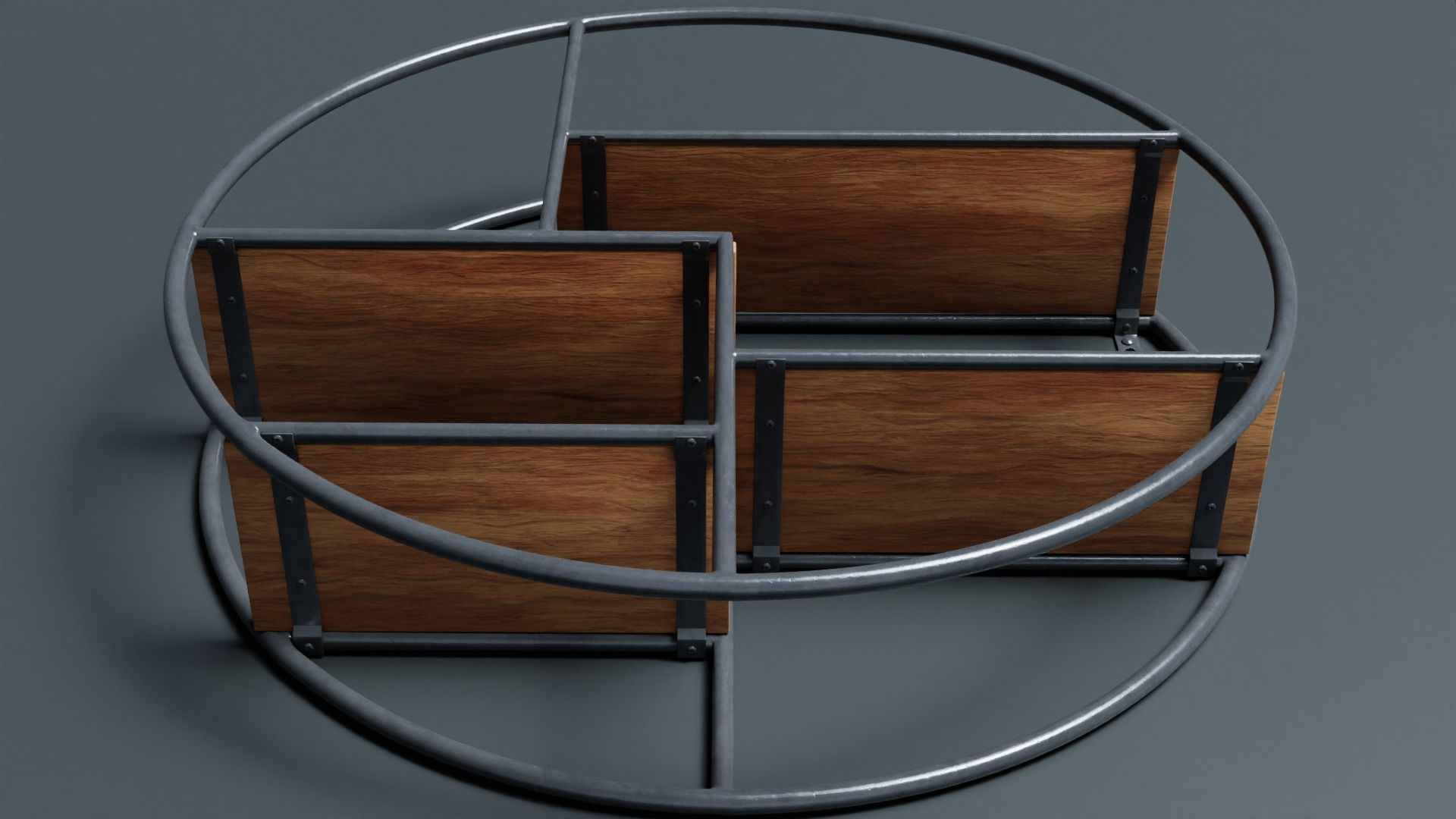 Circular Wall Shelf 3D model | CGTrader
