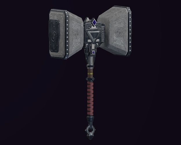 3D model War Hammer VR / AR / low-poly | CGTrader