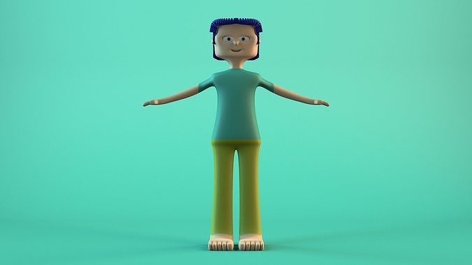 CHARACTER MODEL cartoon 3D model | CGTrader