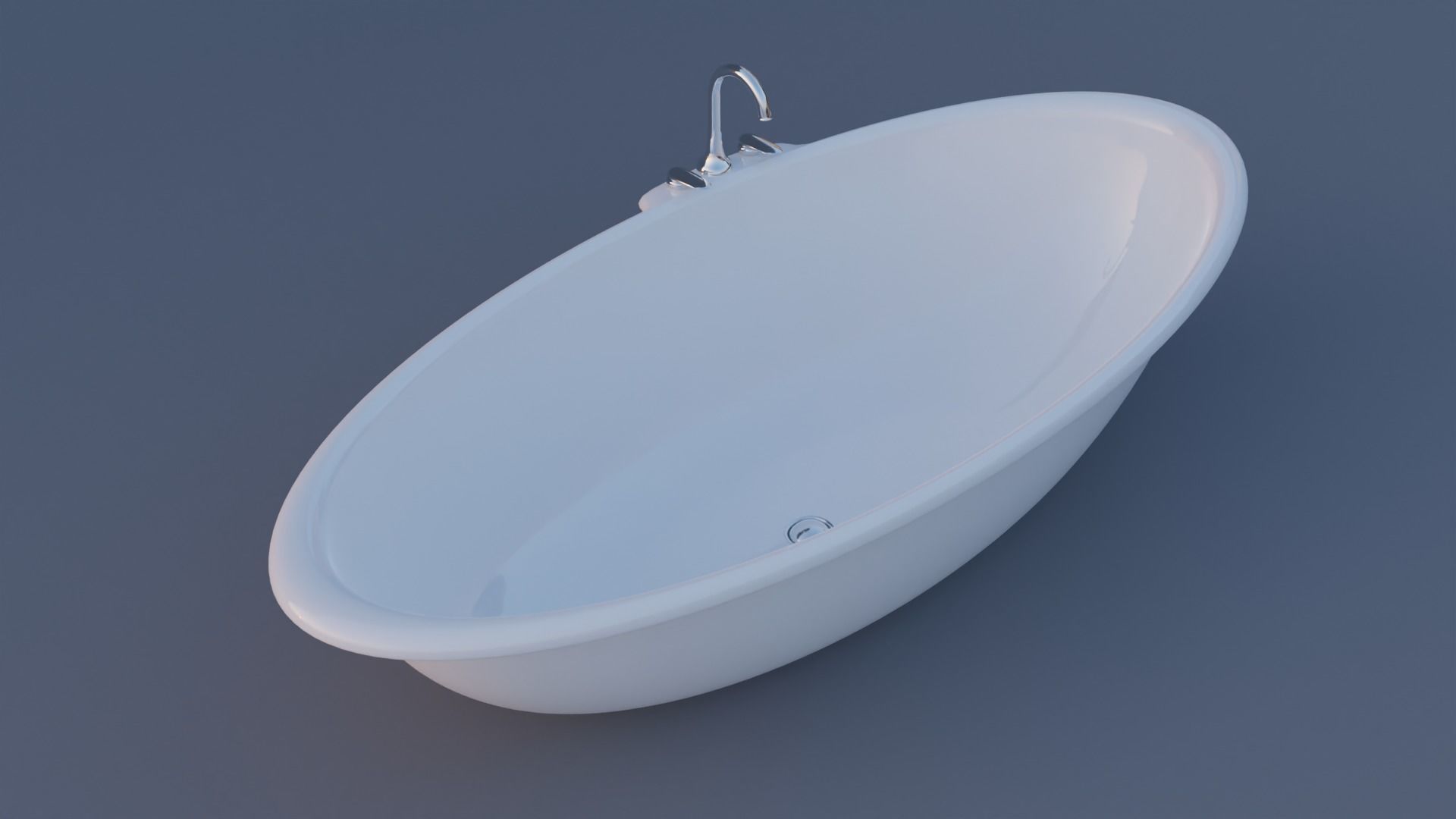 bathtub free 3D model | CGTrader