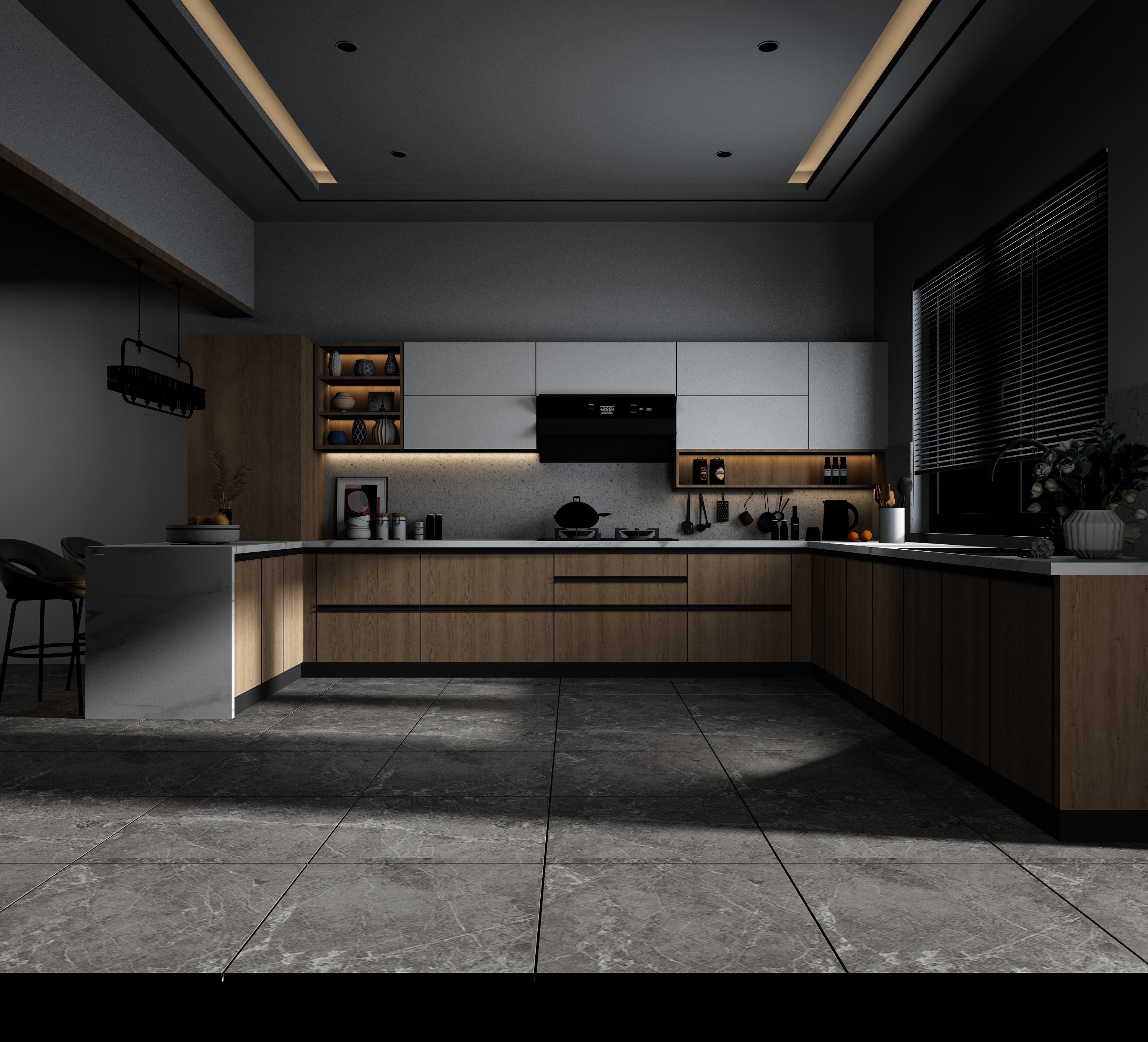 3D HIGH QUALITY KITCHEN INTERIOR 3D model | CGTrader
