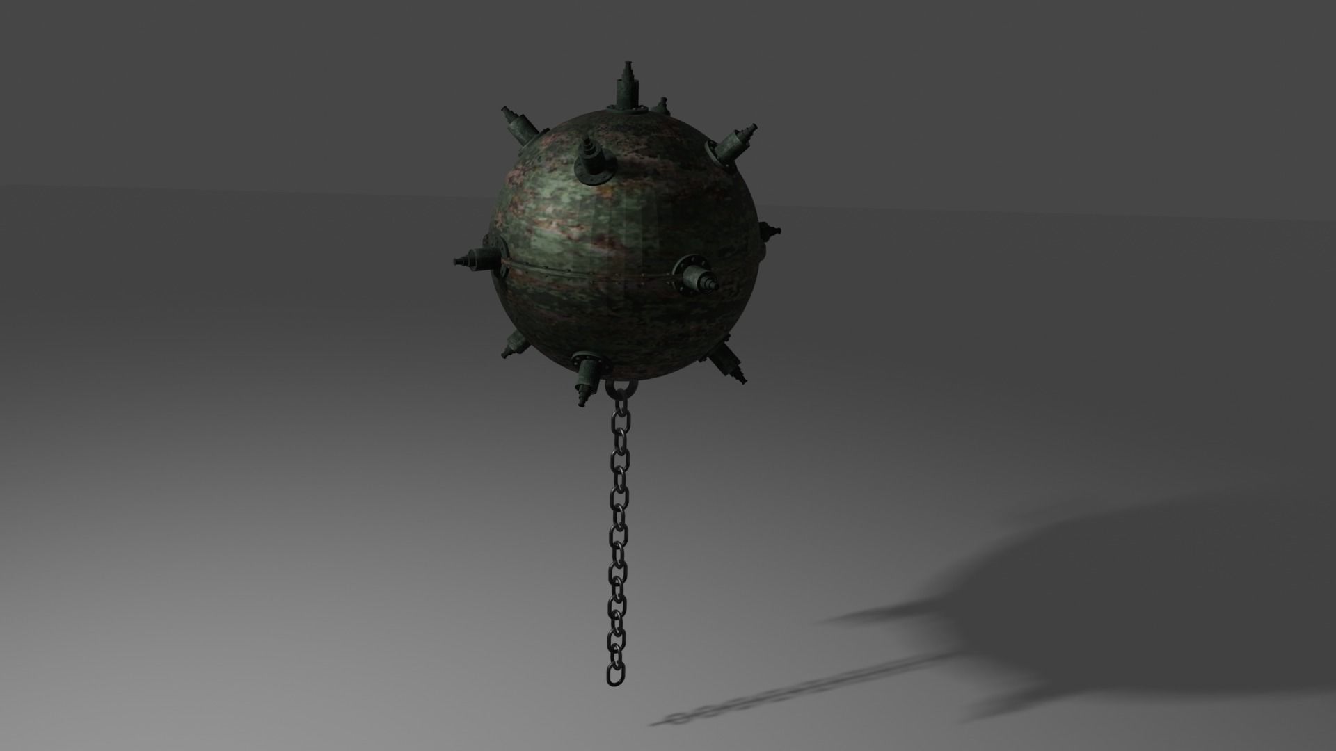 Sea mine free 3D model | CGTrader
