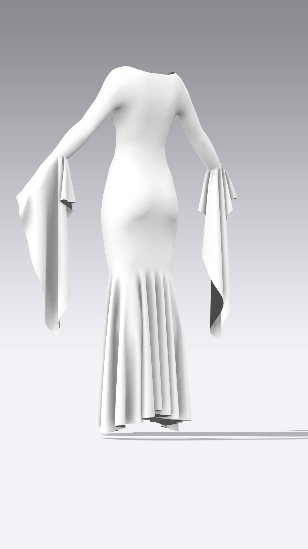Dress Outfits MD CLO 3D ZPRJ ZPAC project files 3D model | CGTrader