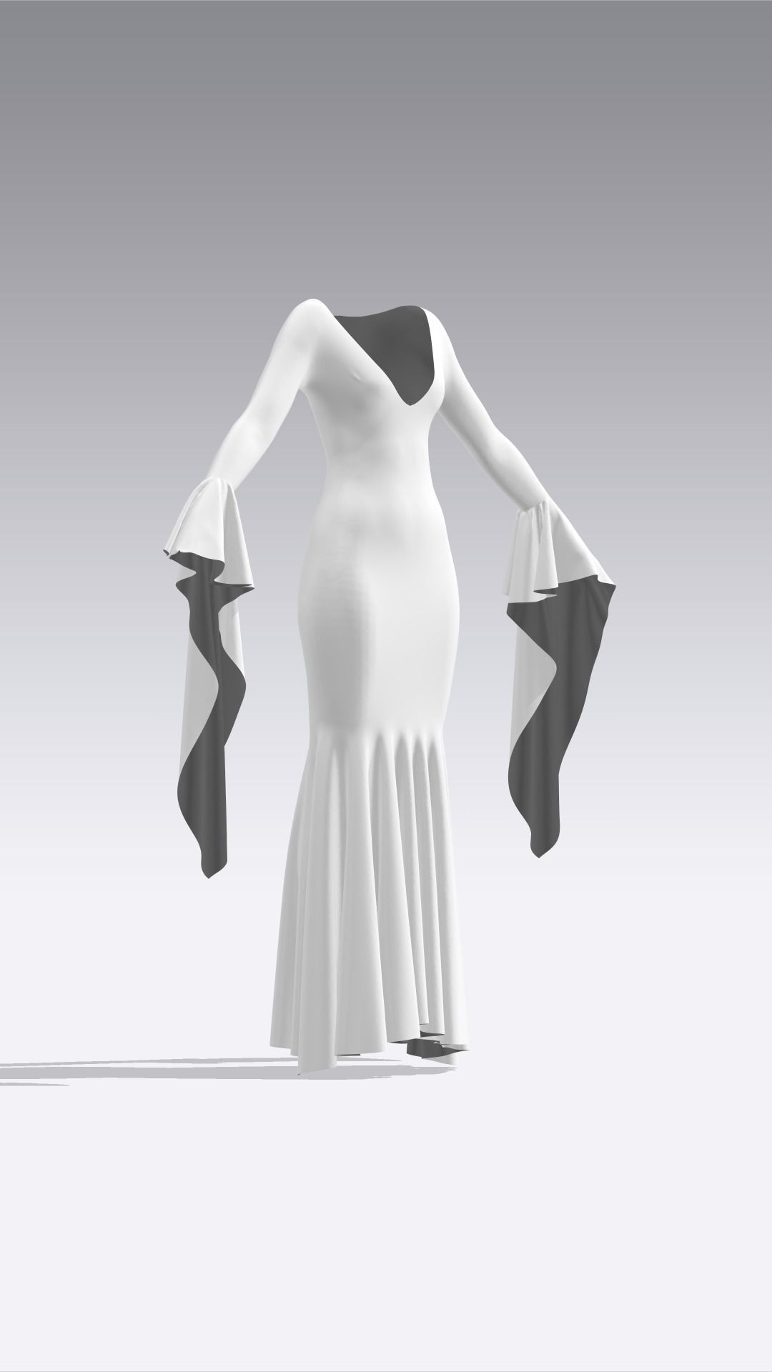 Dress Outfits MD CLO 3D ZPRJ ZPAC project files 3D model | CGTrader
