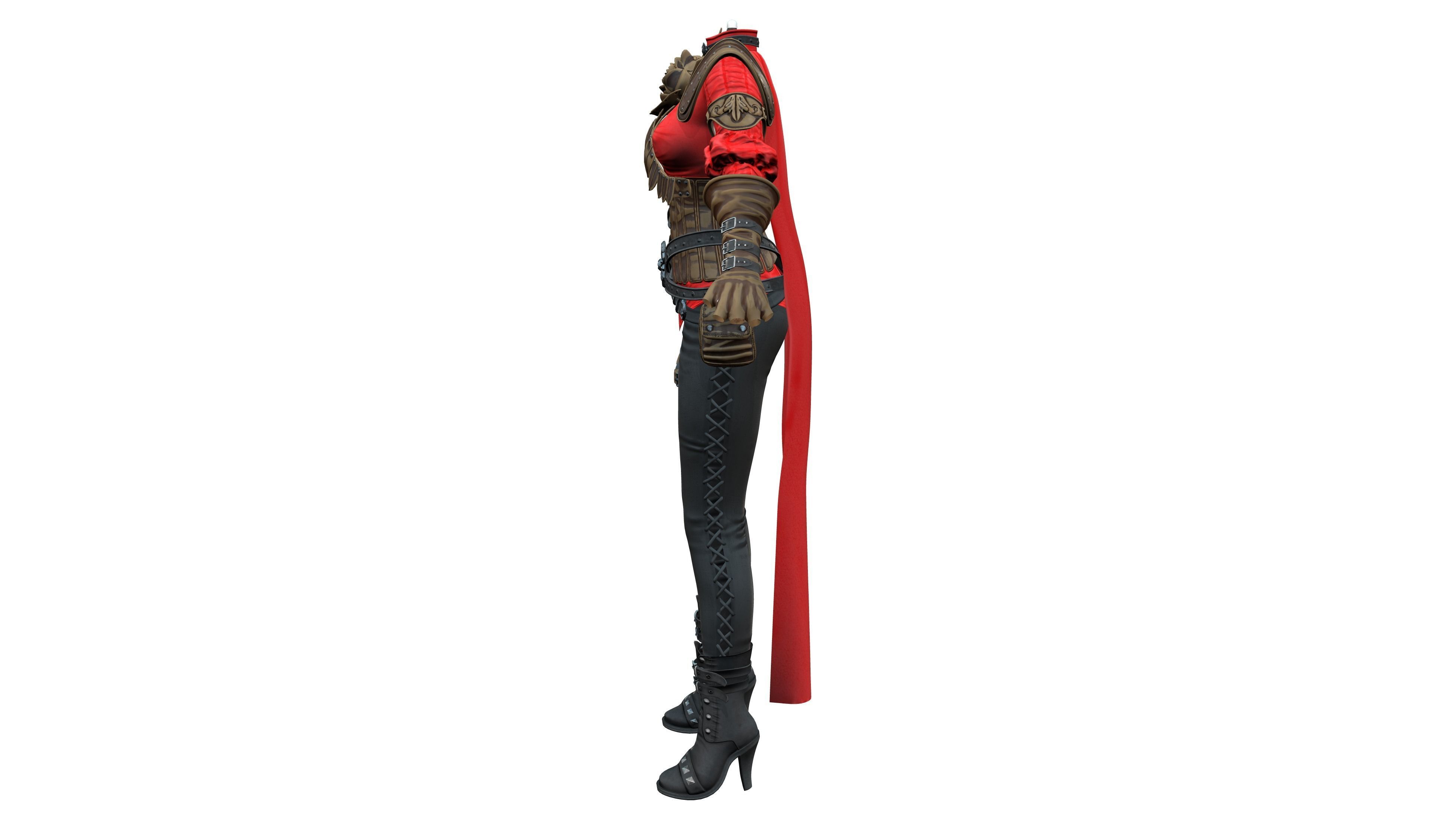 3D model Medieval Swords Master Full Outfit VR / AR / low-poly | CGTrader