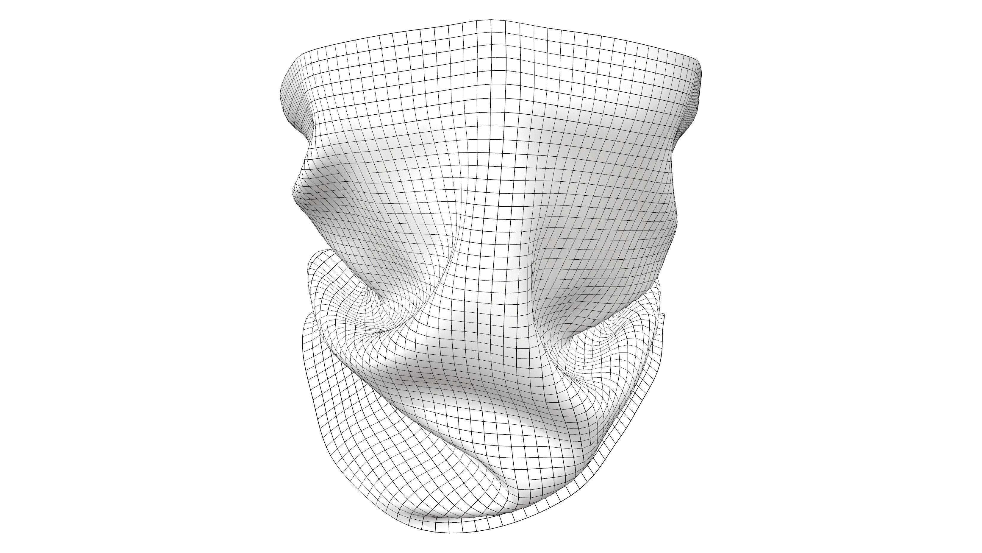 3D model Mouth and Nose Bandit Mask VR / AR / low-poly | CGTrader