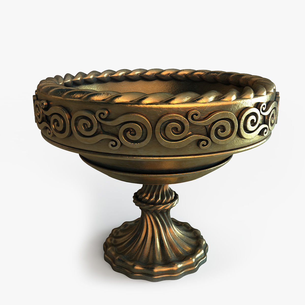 Aztec bowl 3D model | CGTrader