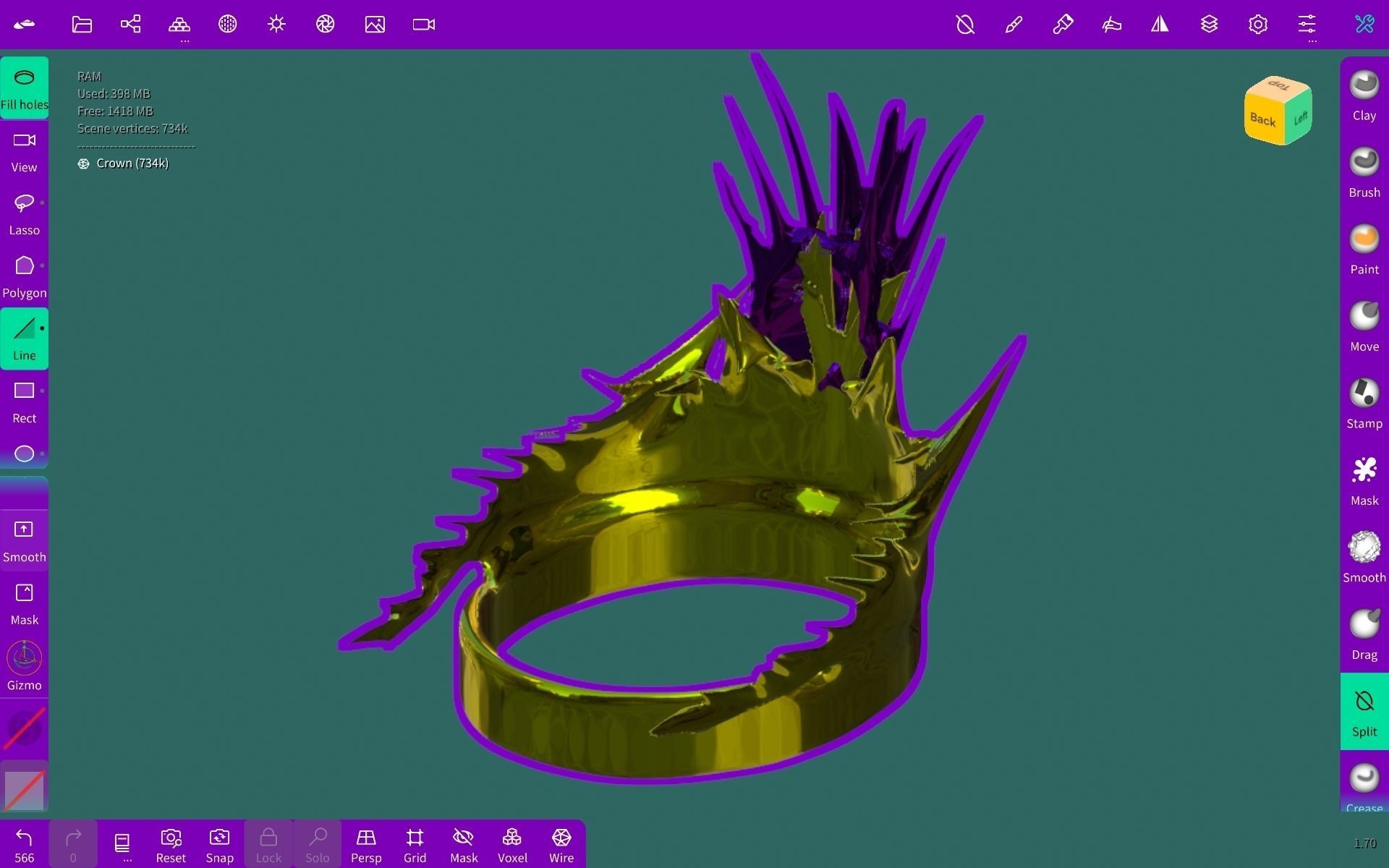 Crown of Ryn free 3D model 3D printable | CGTrader