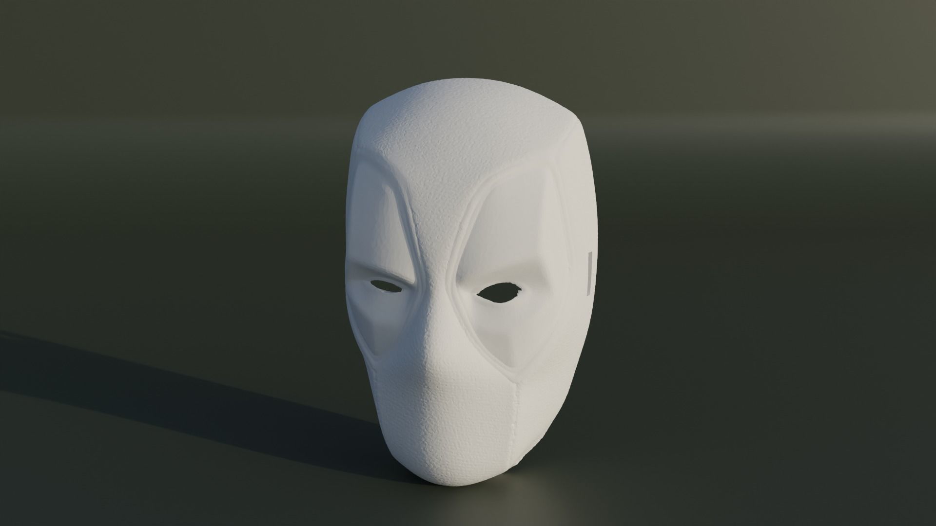 Deadpool Face Mask - Cosplay Mask 3D model 3D printable | CGTrader