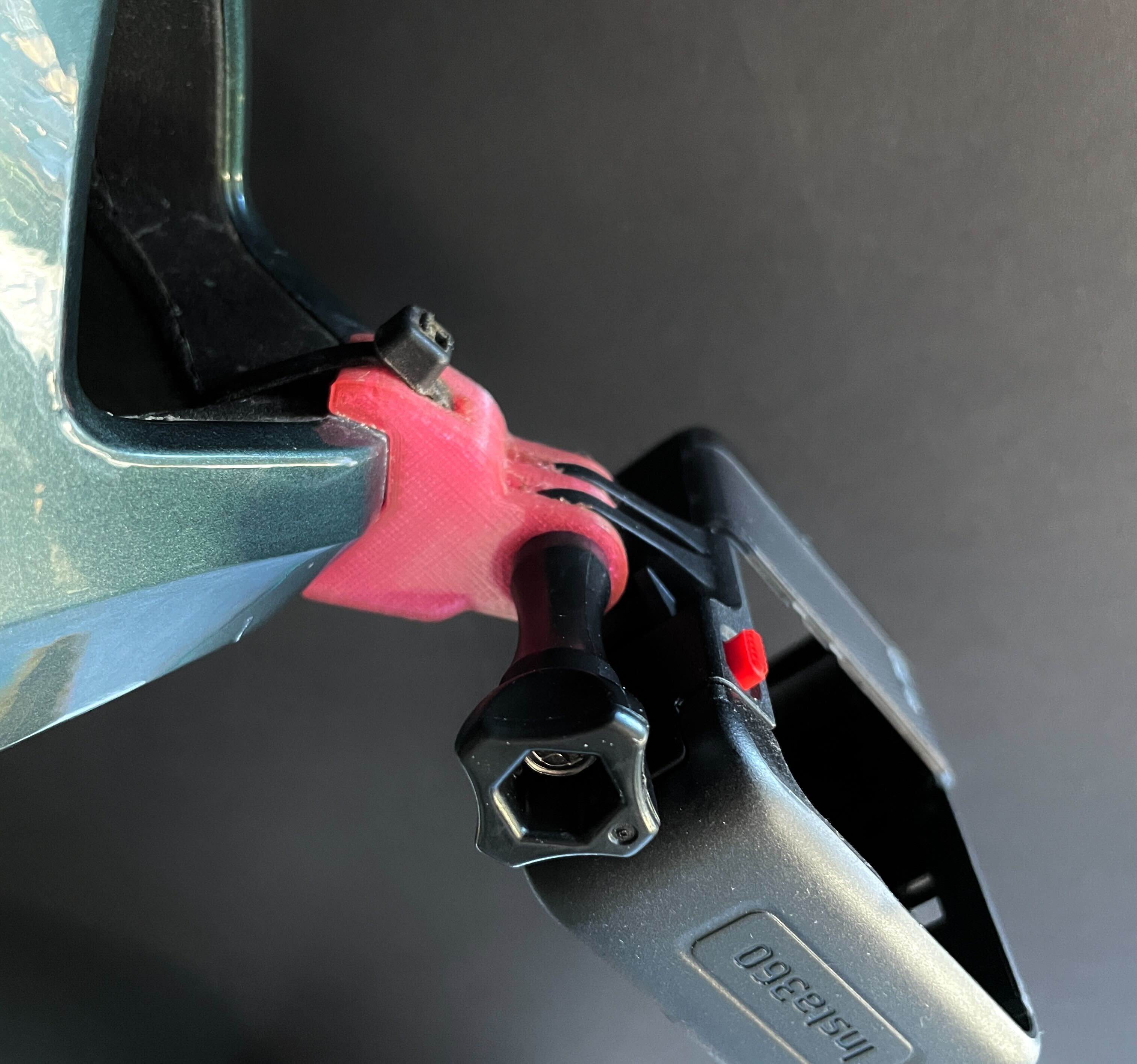 Gopro Chin Mount for Smith Mainline Helmet 3D model 3D printable | CGTrader