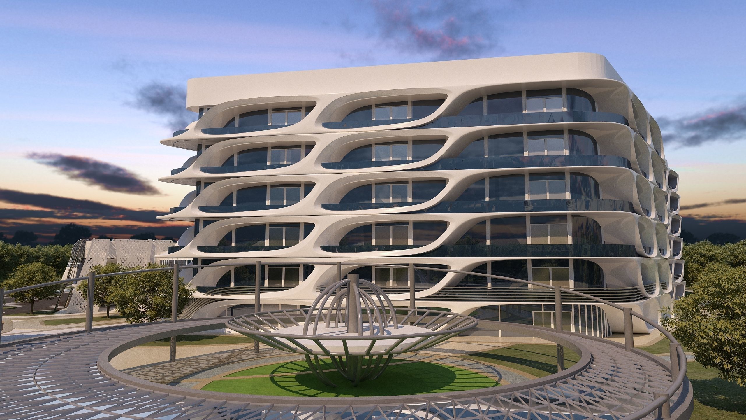 0062 - Hospital - Medical Building - 2Ds Plans - 3Ds Files 3D model ...