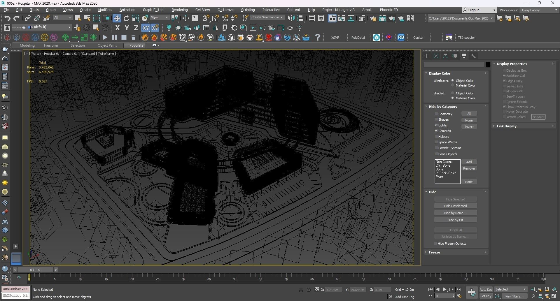 0062 - Hospital - Medical Building - 2Ds Plans - 3Ds Files 3D model ...