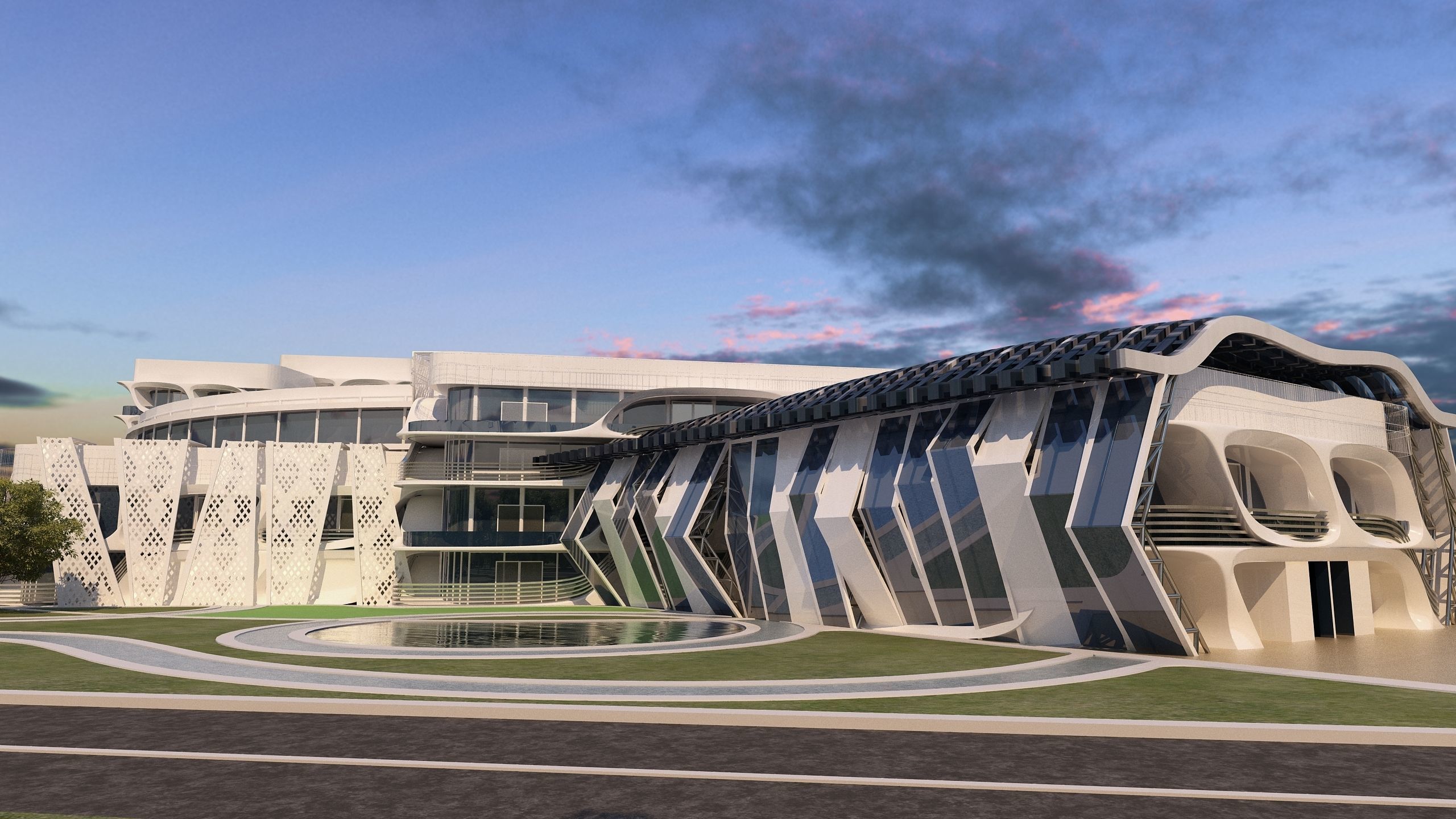 0062 - Hospital - Medical Building - 2Ds Plans - 3Ds Files 3D model ...
