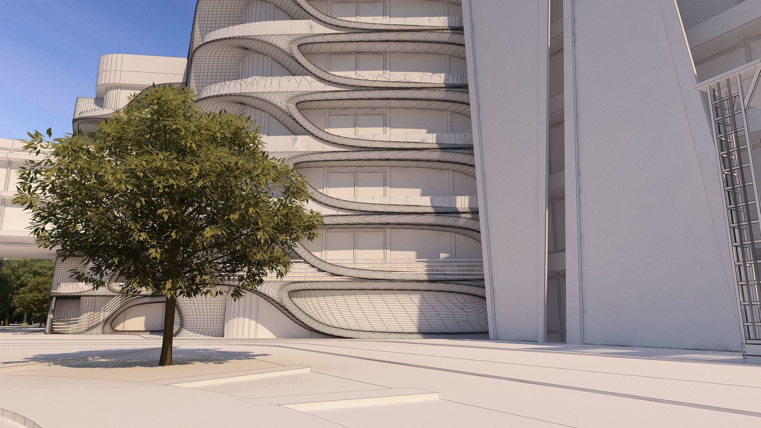0062 - Hospital - Medical Building - 2Ds Plans - 3Ds Files 3D model ...