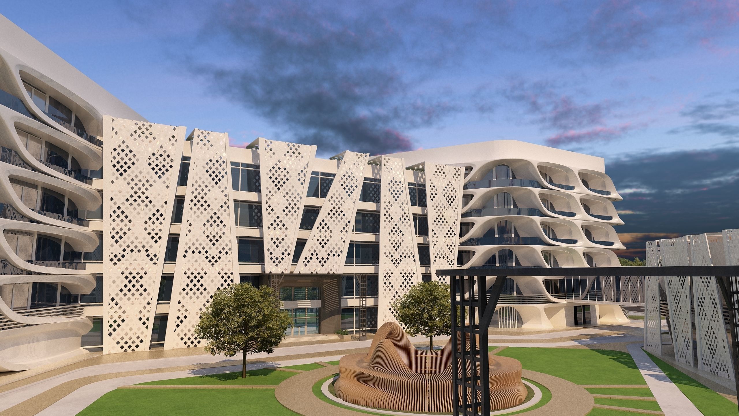 0062 - Hospital - Medical Building - 2Ds Plans - 3Ds Files 3D model ...