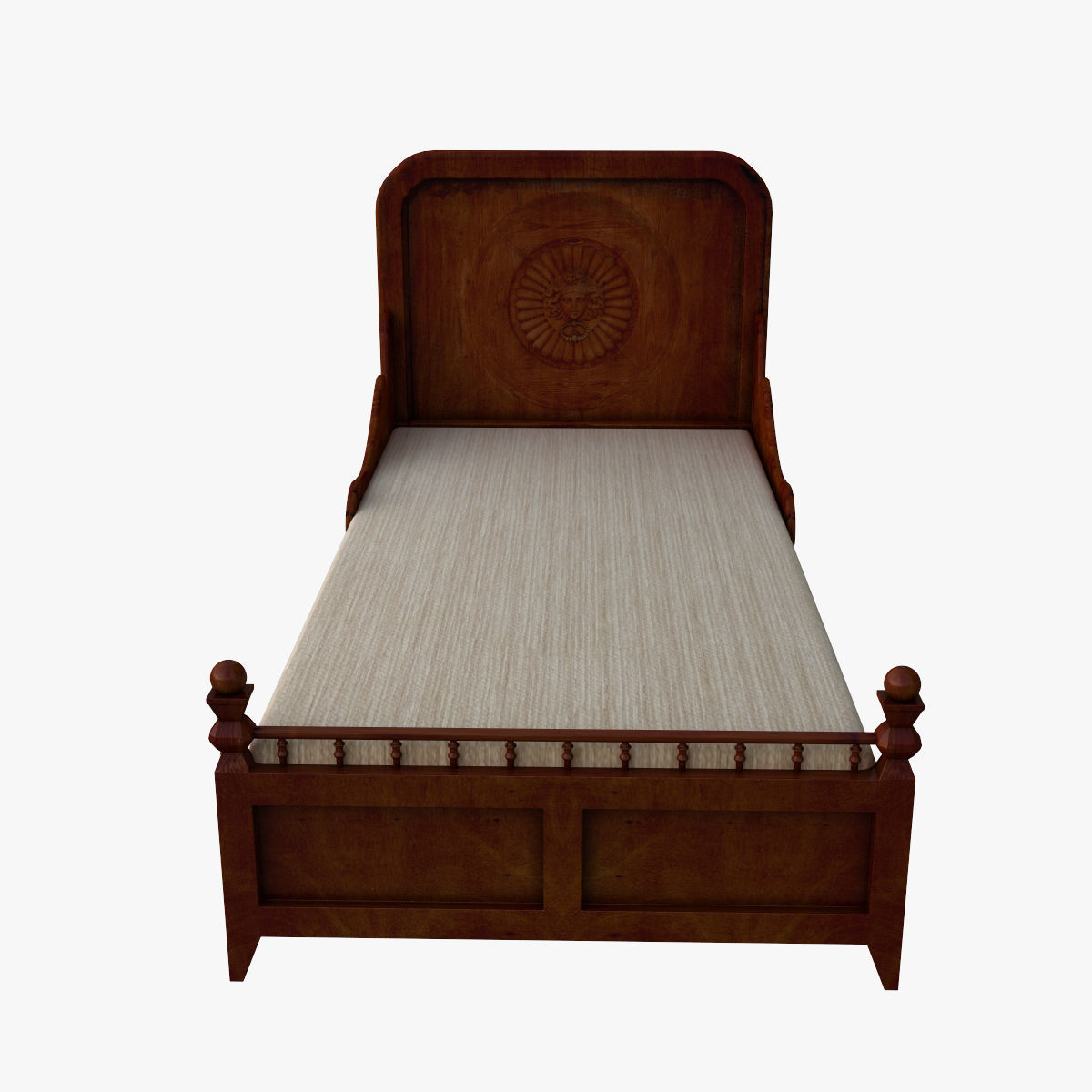 Old Bed 3D model | CGTrader