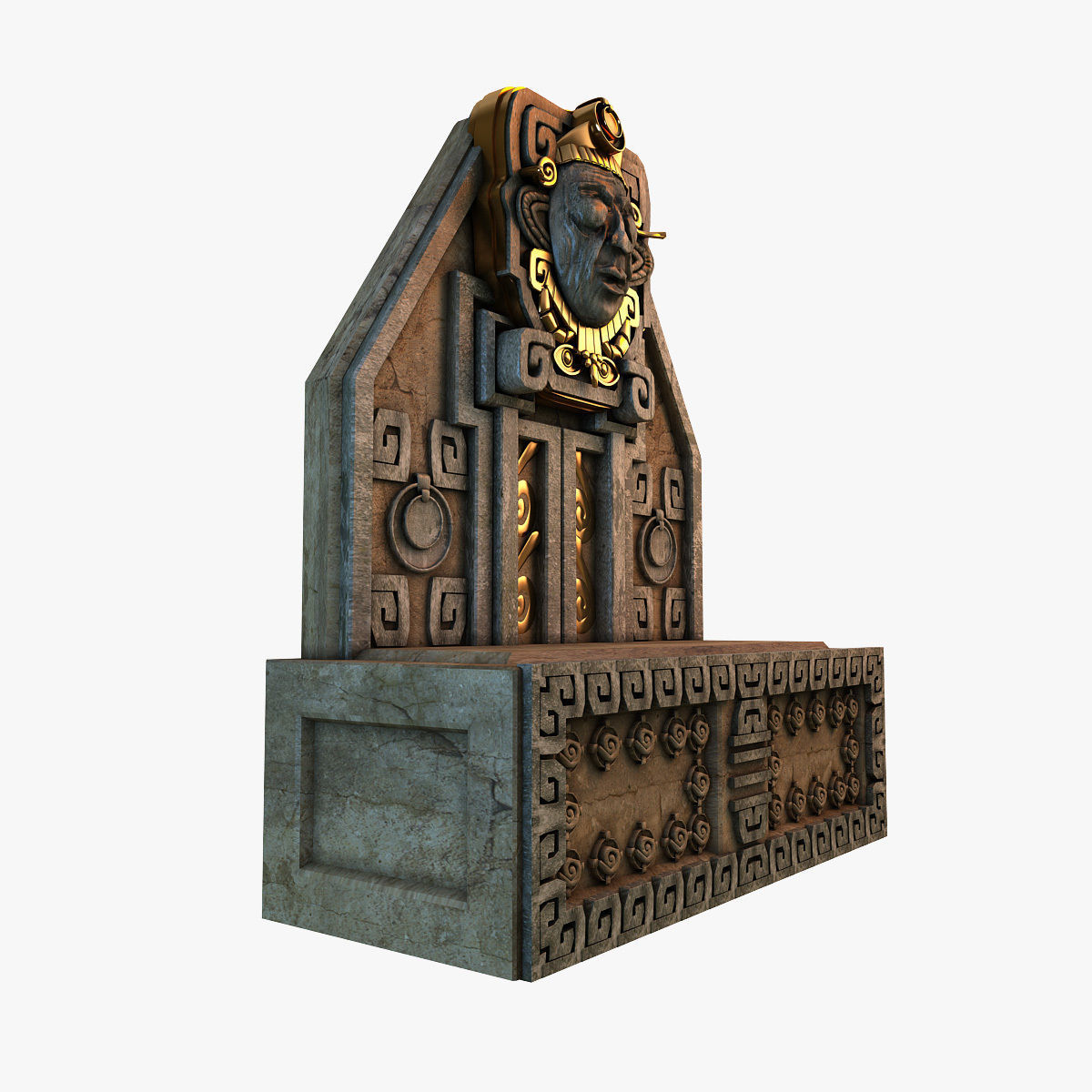 Aztec altar 3D model | CGTrader