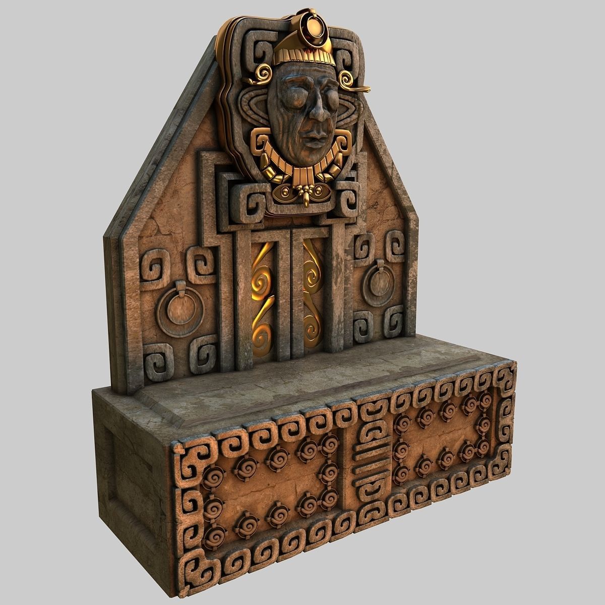 Aztec altar 3D model | CGTrader