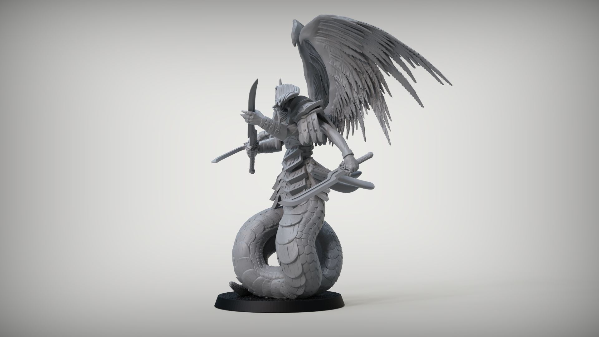 NAGA WARRIOR 3D model 3D printable | CGTrader