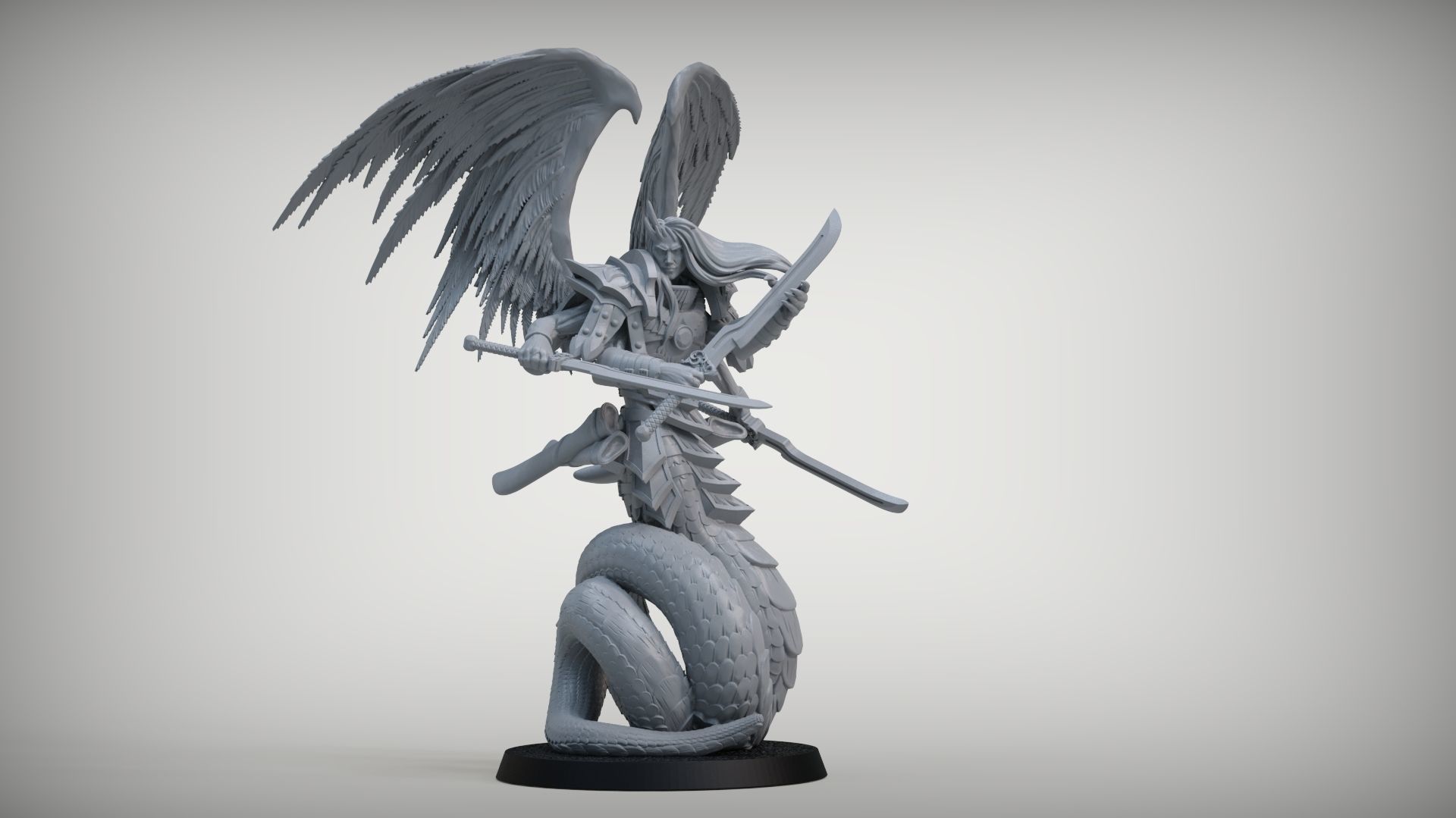 NAGA WARRIOR 3D model 3D printable | CGTrader