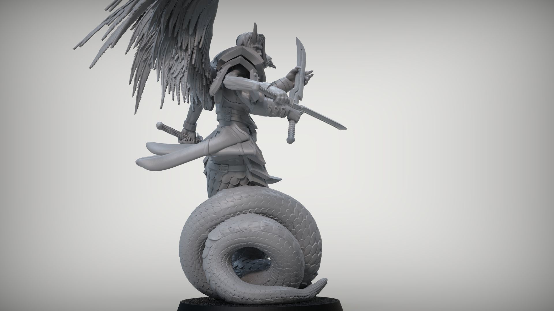 NAGA WARRIOR 3D model 3D printable | CGTrader