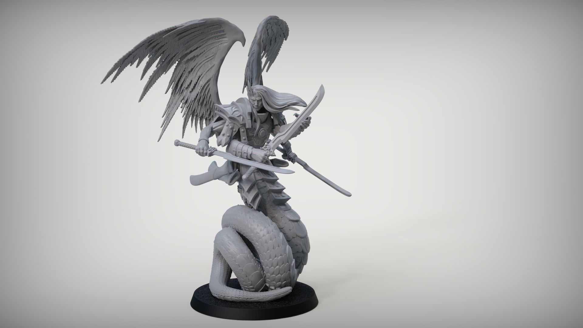 NAGA WARRIOR 3D model 3D printable | CGTrader