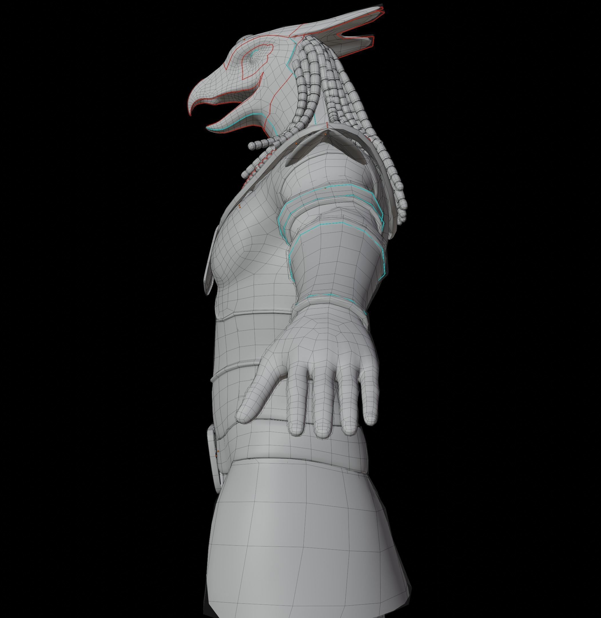 Horus God Egyptian 3D model rigged | CGTrader