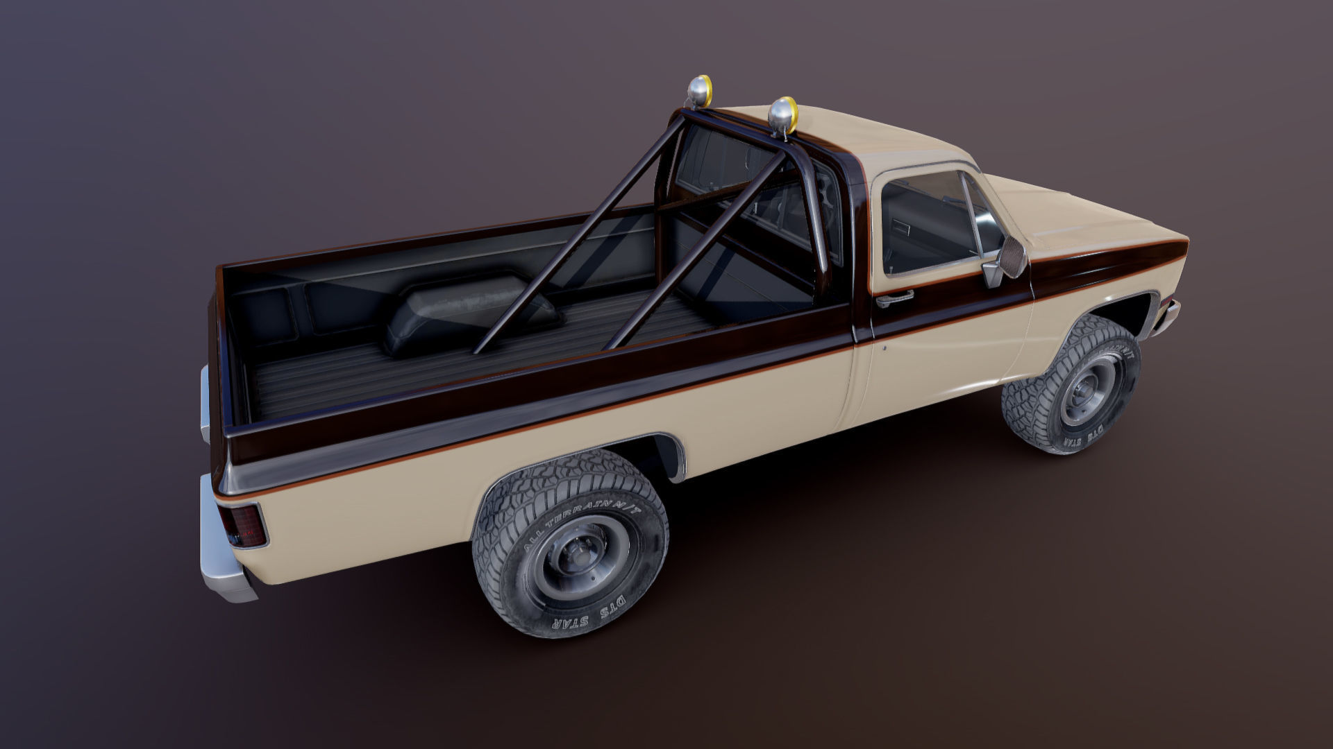 3D model 4x4 pickup VR / AR / low-poly | CGTrader
