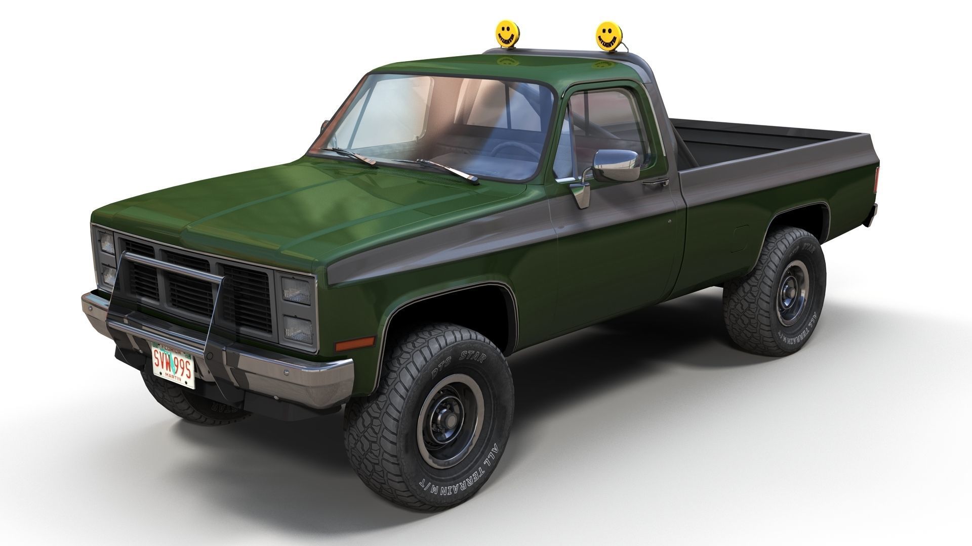 3D model 4x4 pickup VR / AR / low-poly | CGTrader