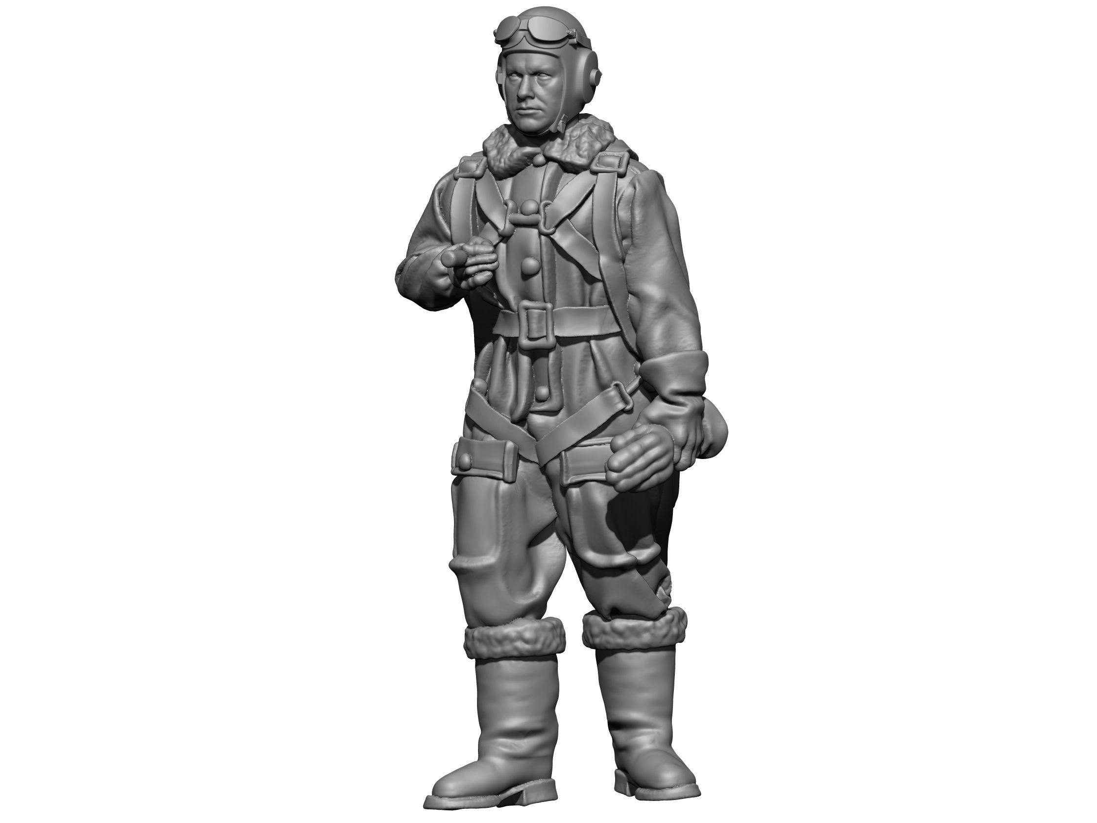 Ussr Pilot 3D model 3D printable | CGTrader