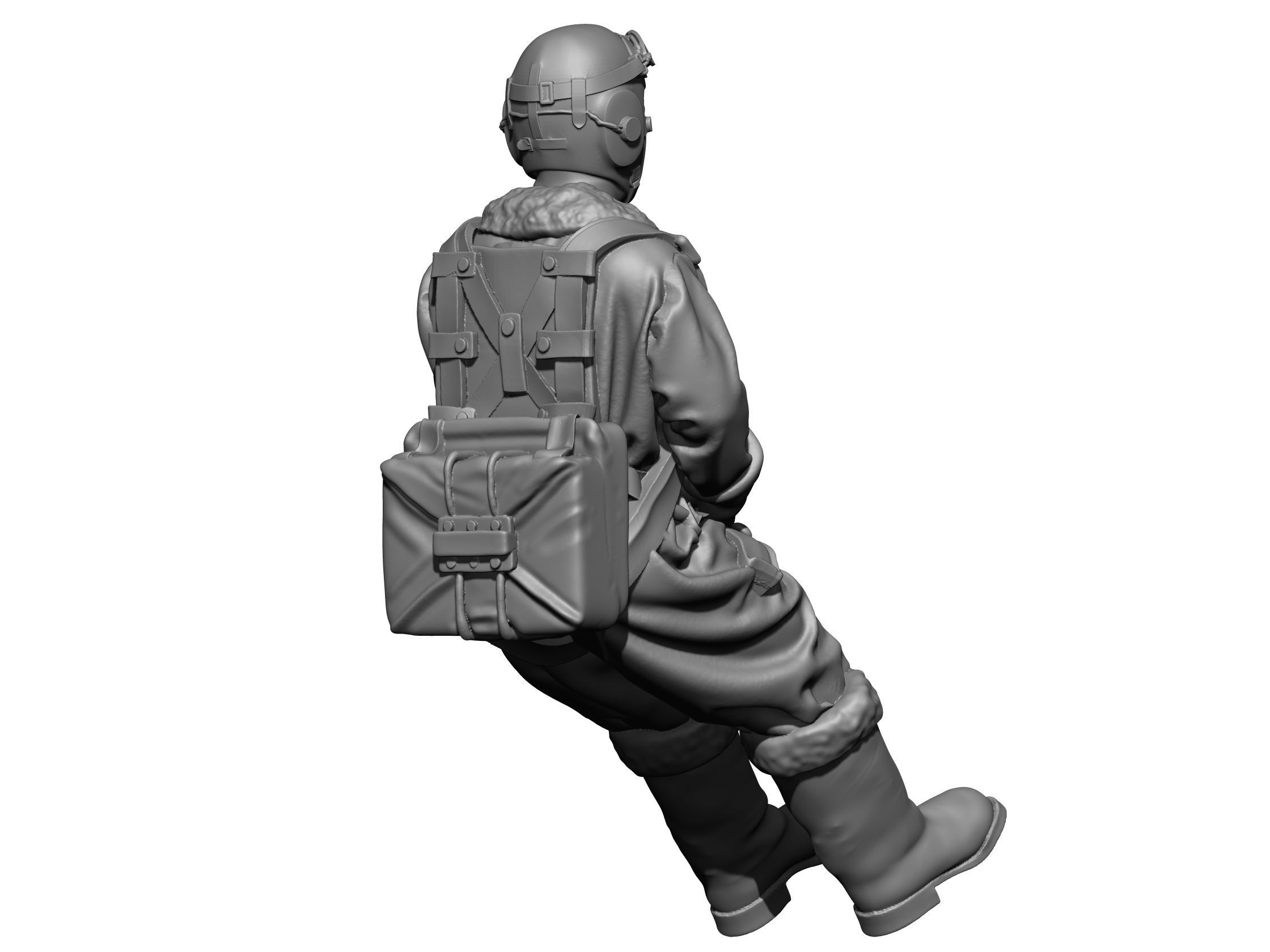 Soviet Pilot 3D model 3D printable | CGTrader