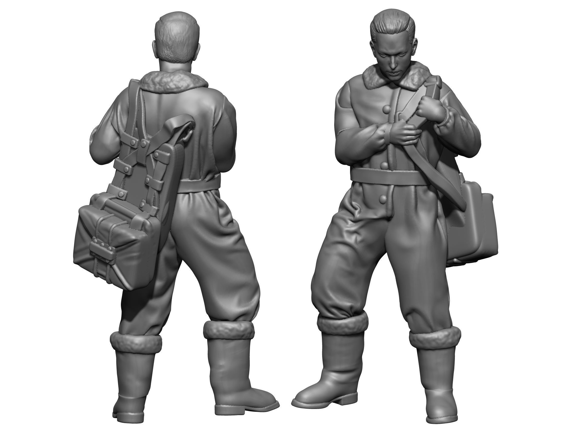 Ussr Pilot 3D model 3D printable | CGTrader