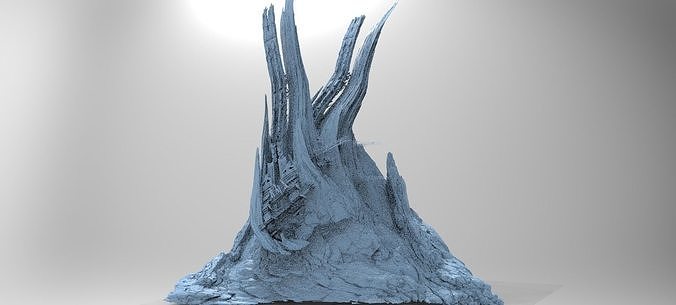 Alien Cliffs Sharp 7 3D model | CGTrader