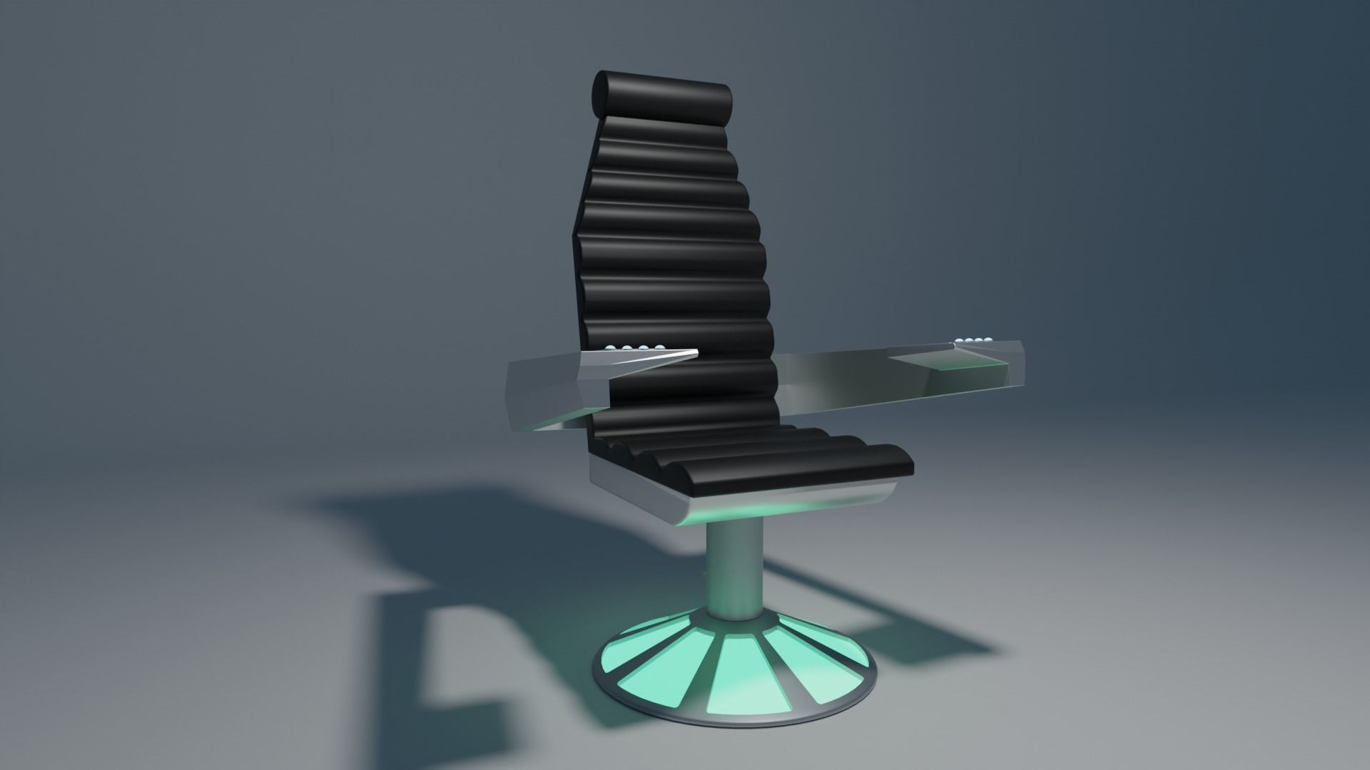 Excelsior NX-2000 Captains Chair 3D model | CGTrader