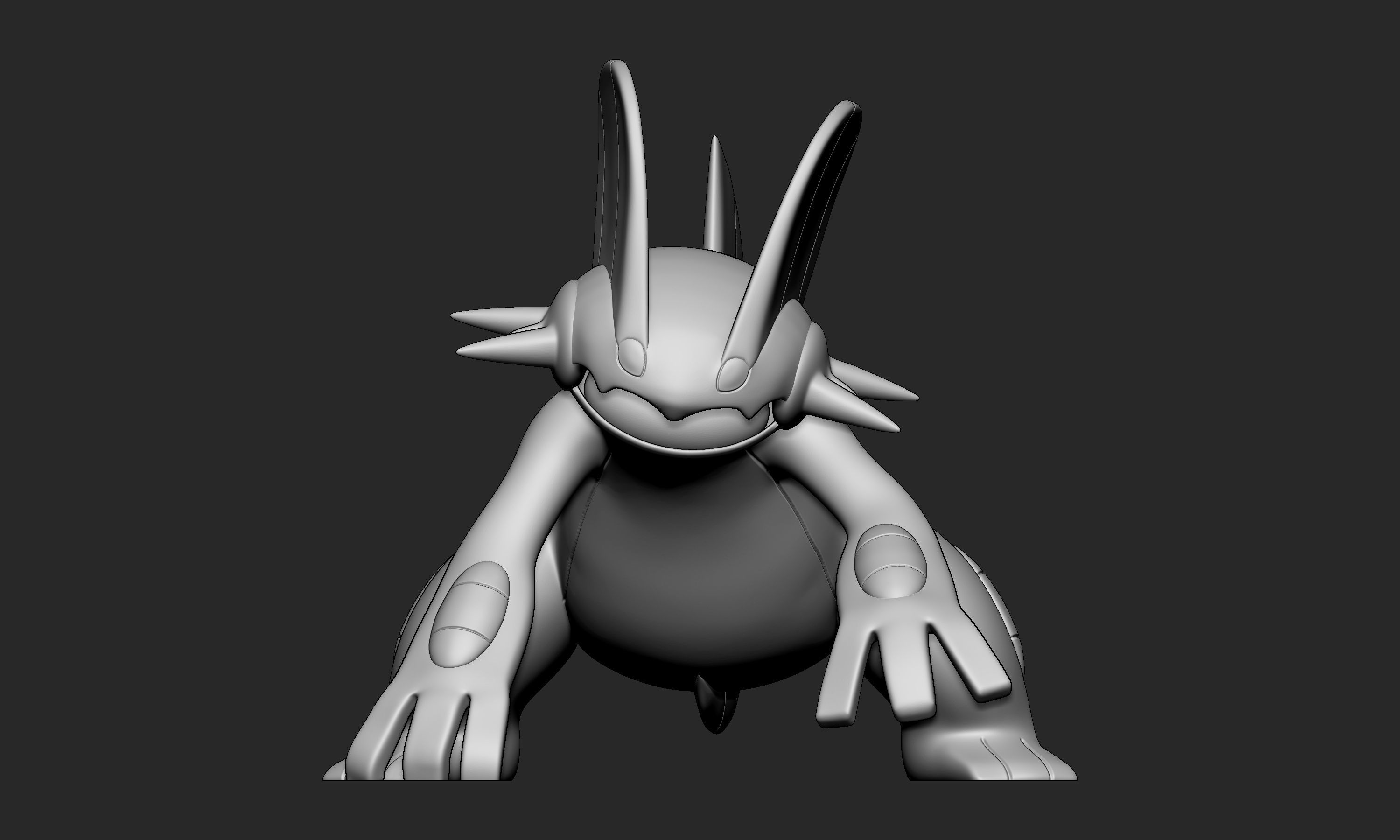 Pokemon - Swampert with 2 poses 3D model 3D printable | CGTrader