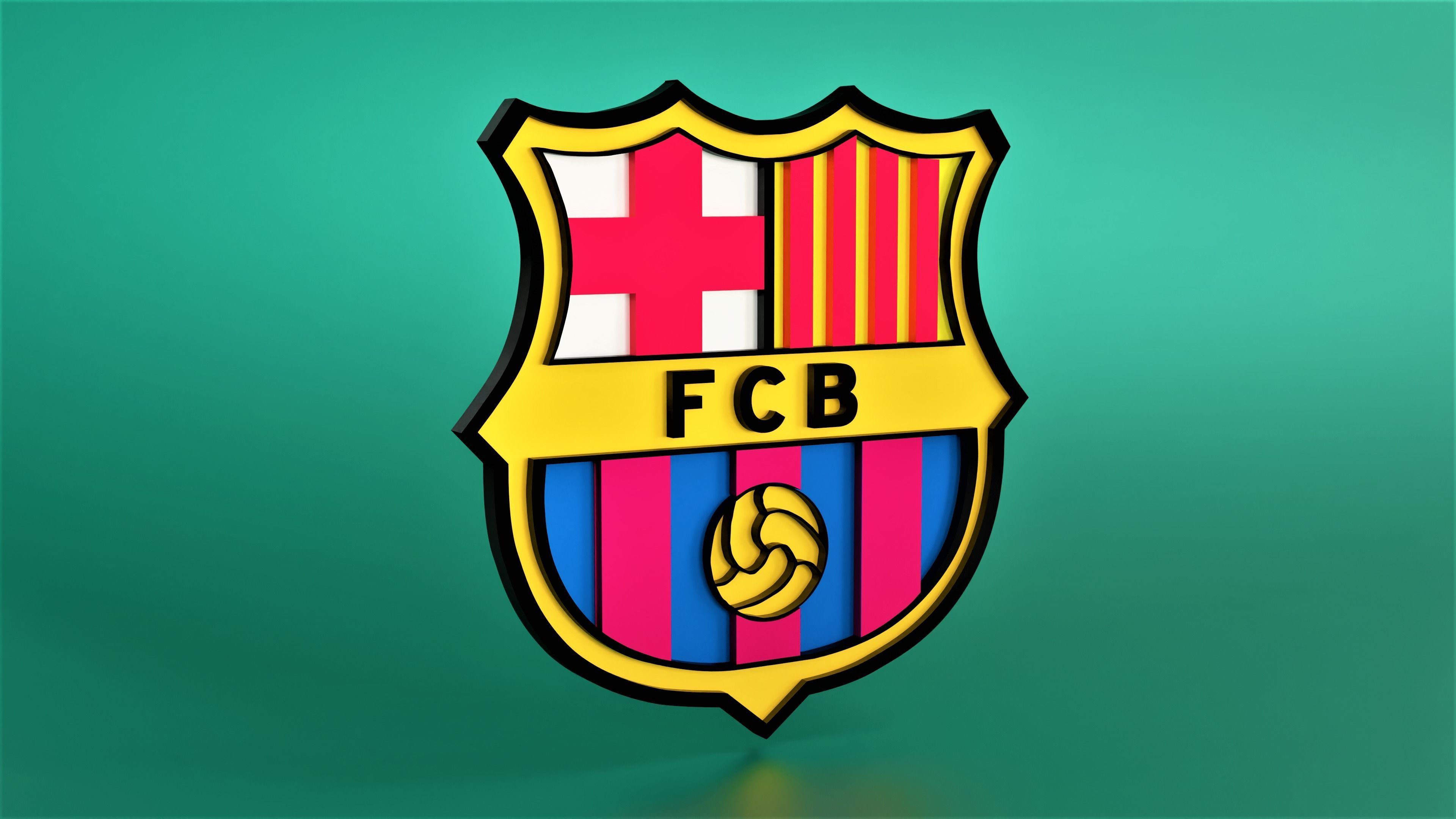 3D Barcelona Football Club Logo 3D model | CGTrader