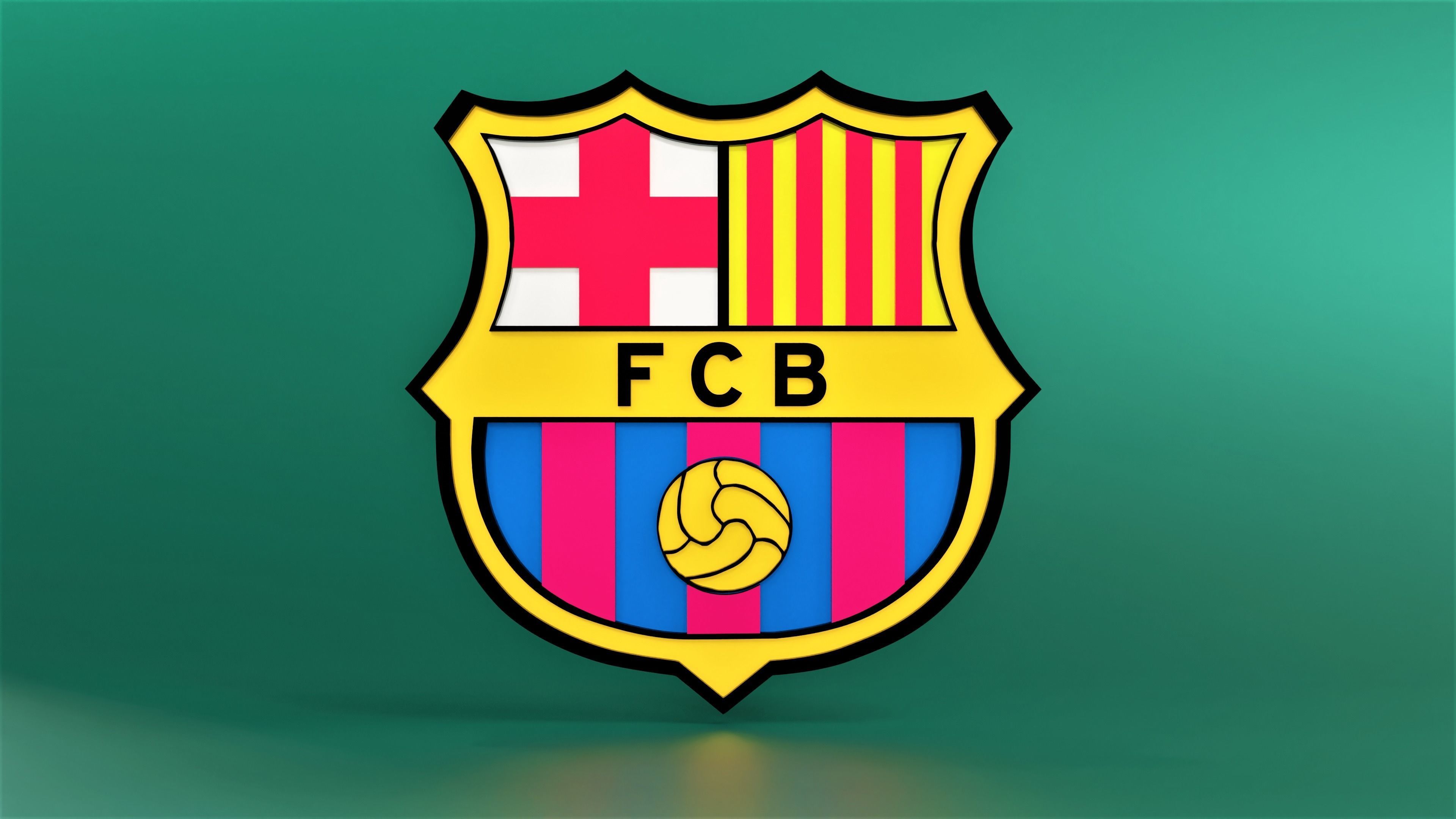 3D Barcelona Football Club Logo 3D model | CGTrader