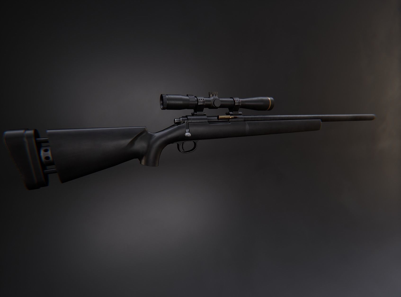 3D model Modern AAA Game Ready PBR Long-range Rifles Pack VR / AR / low ...