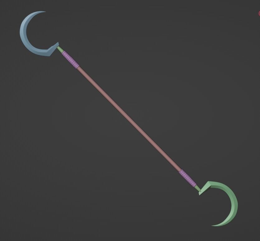 Death Wolf Cosplay 3d print sickle - puss in boots 2 3D model 3D ...