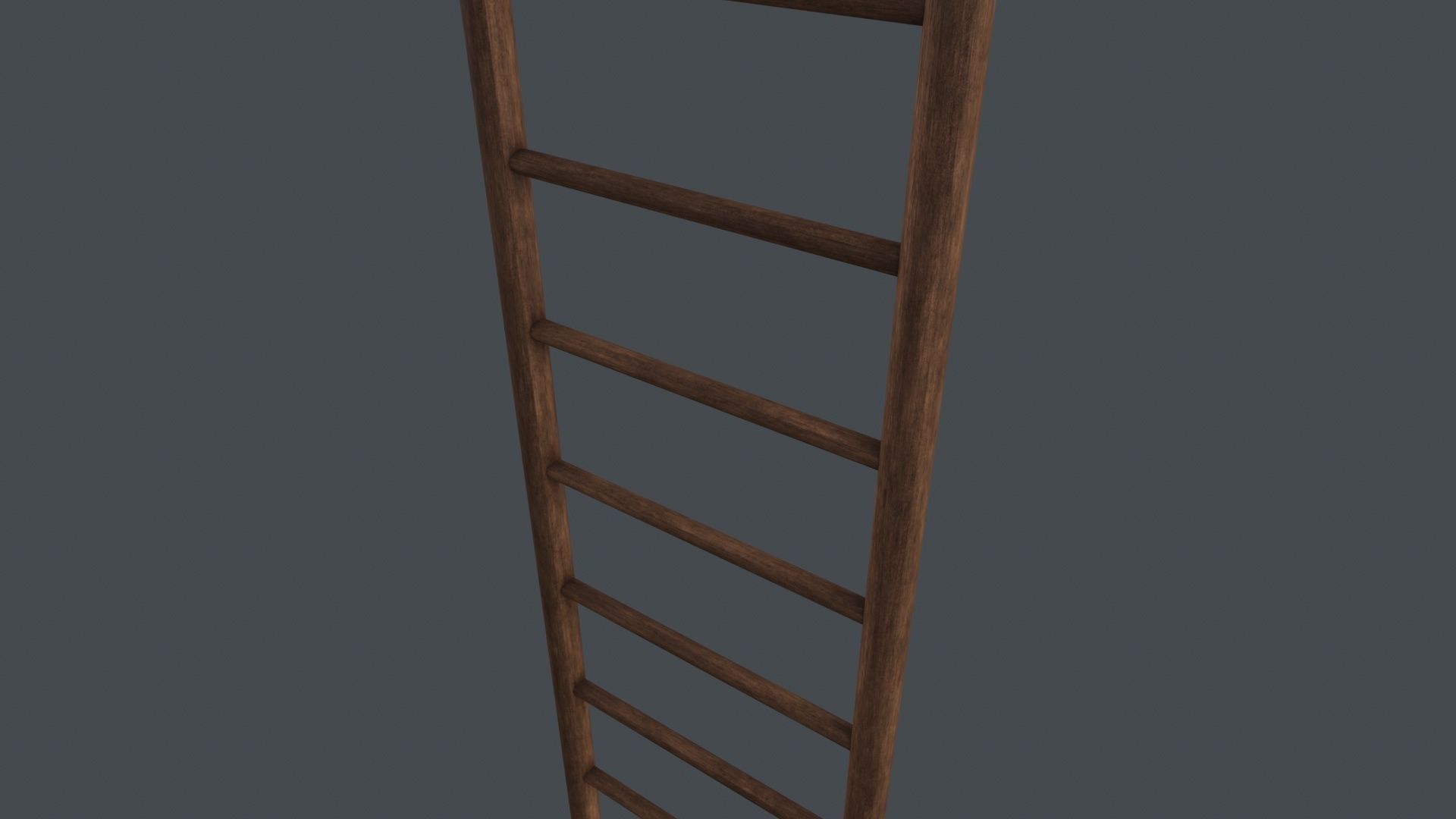 3D model Wood ladder 3D Model VR / AR / low-poly | CGTrader